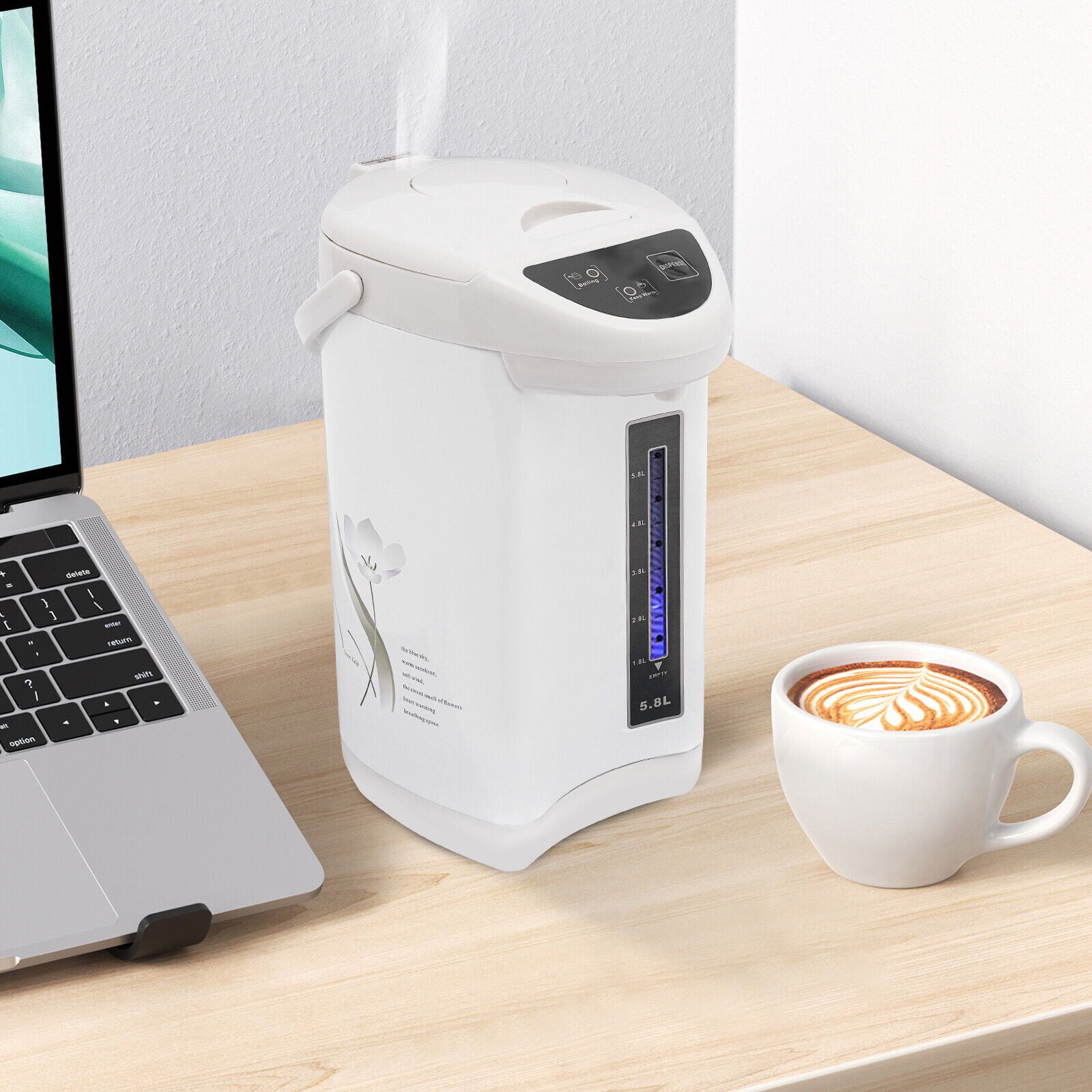 TFCFL 4L/135oz Electric Water Tank Water Boiler & Warmer Kettle Hot ...