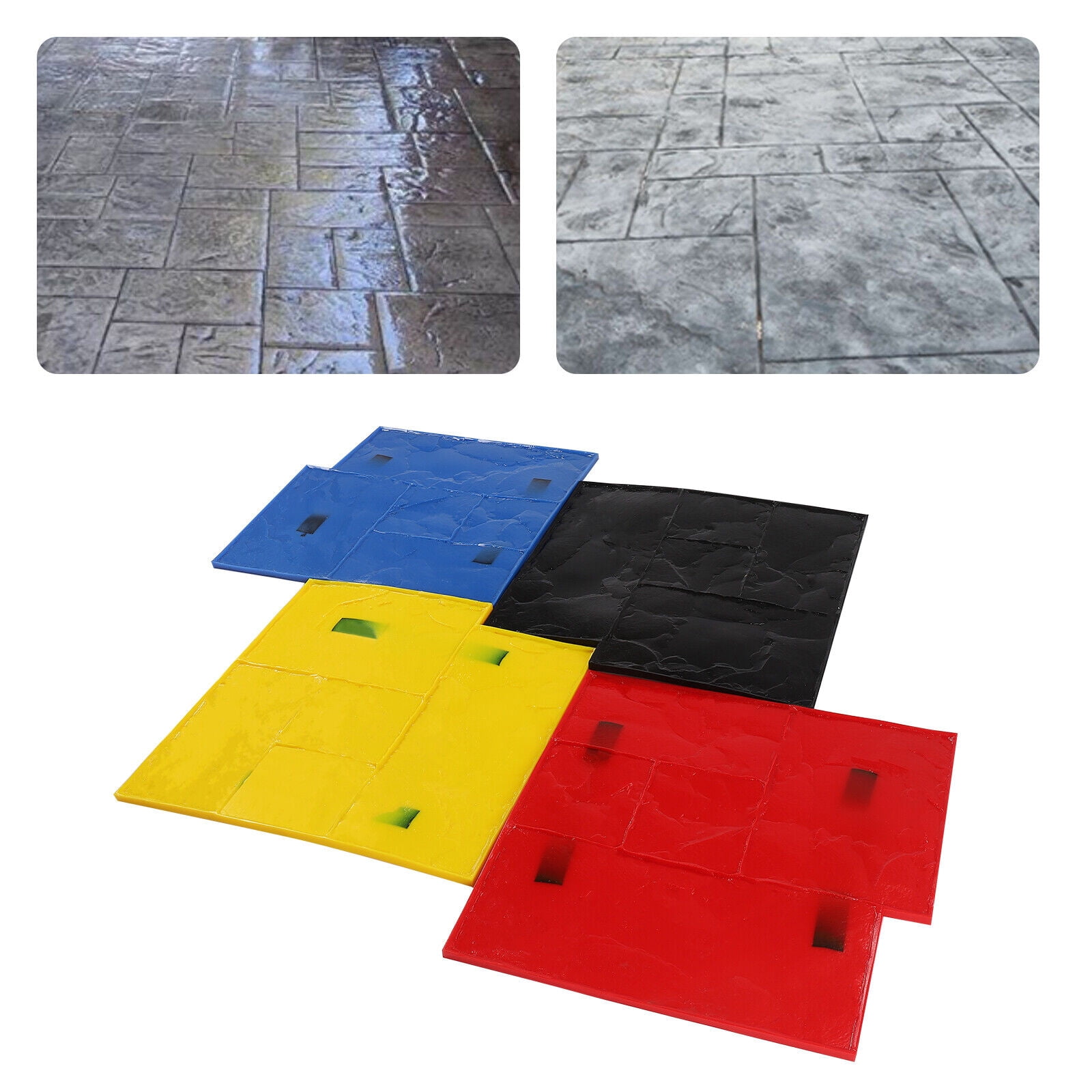 TFCFL 4PCS Concrete Texturing Skin 24''x24