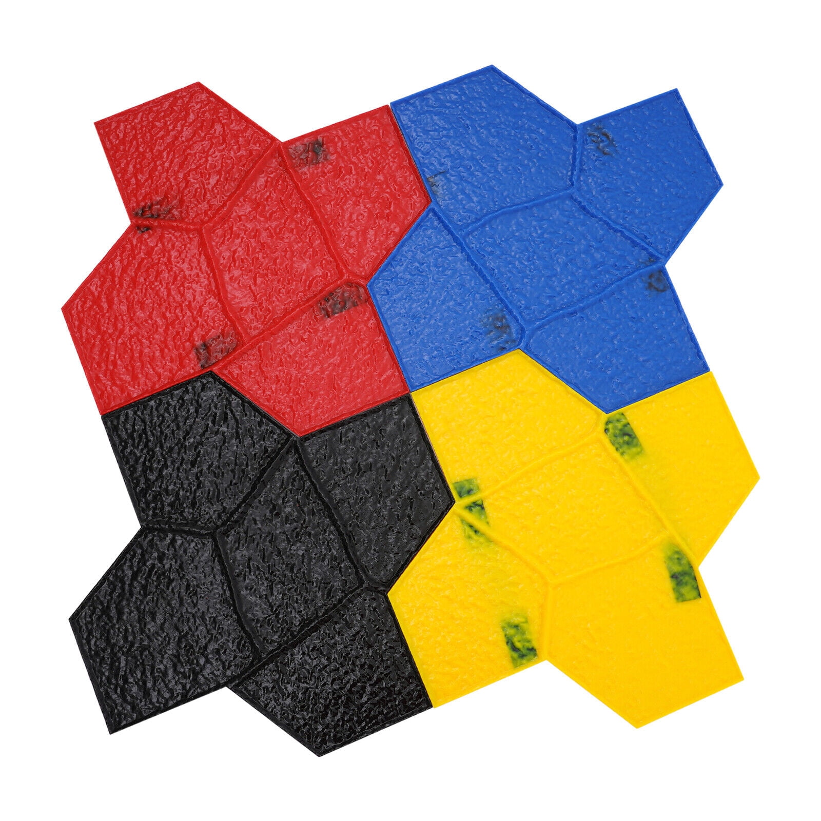 TFCFL 4PCS/SET Polyurethane Mat Stamps Concrete Cement Texture Concrete ...