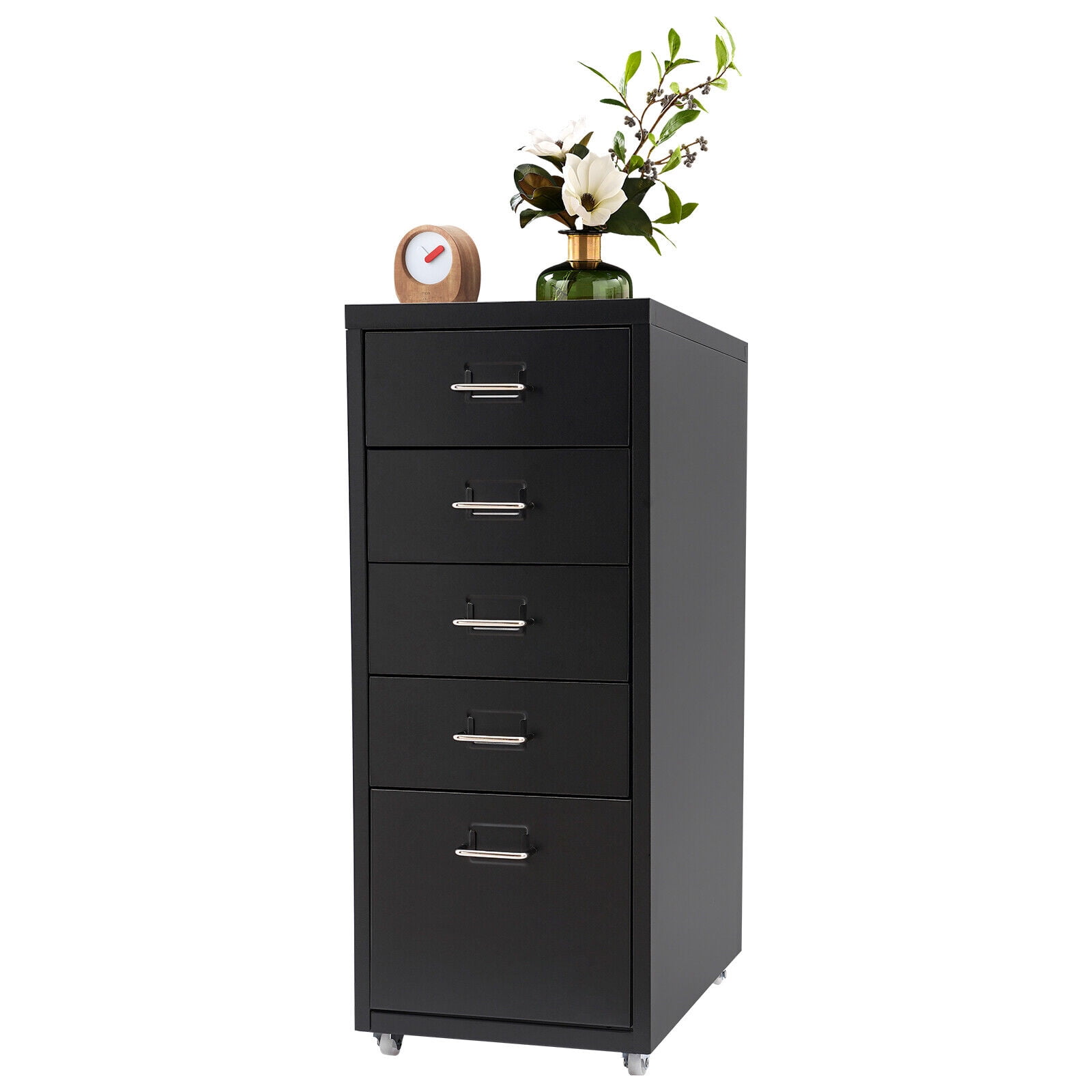 TFCFL 5 Tier Drawer Storage Cabinet Metal File Storage Cabinet ...