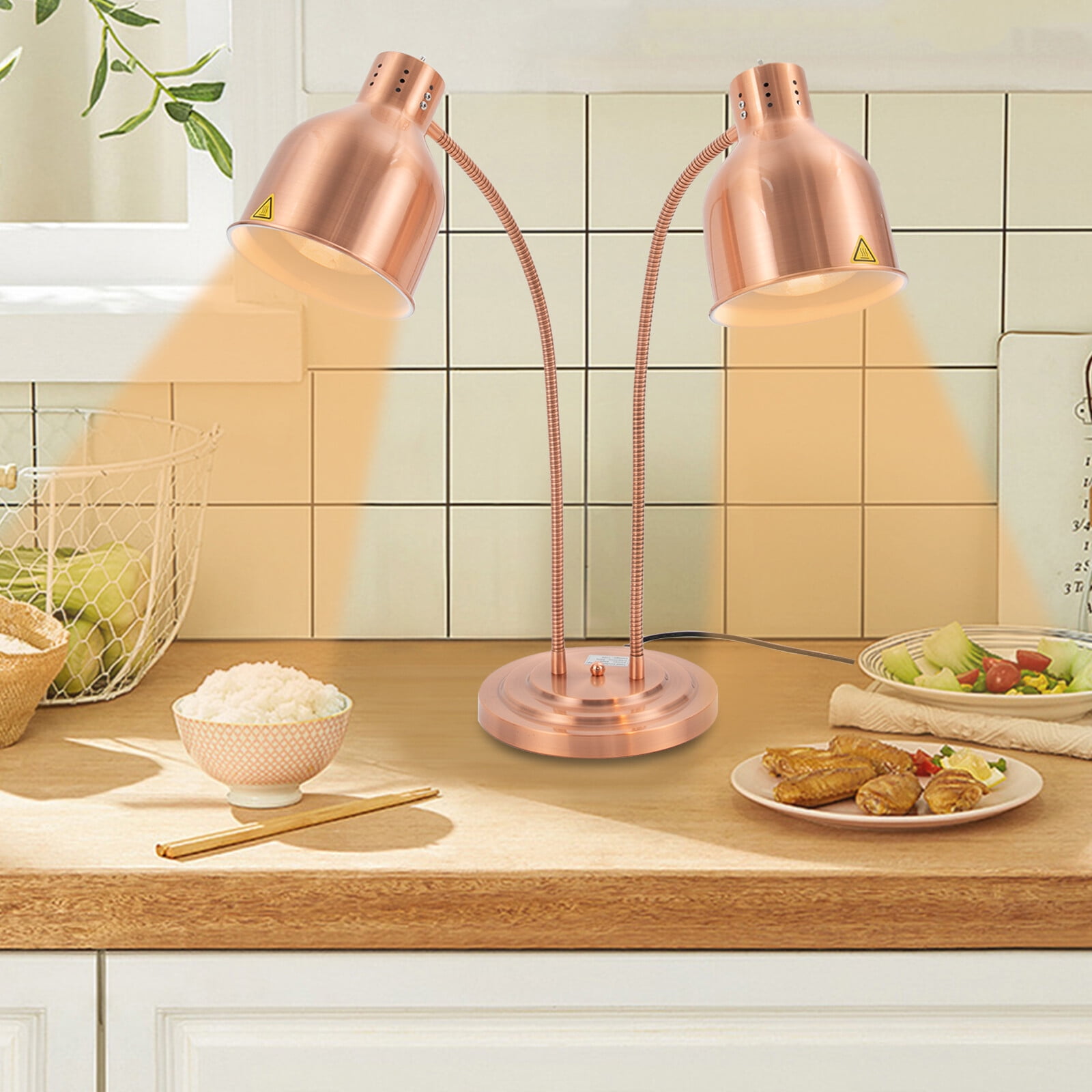 TFCFL 500W Electric Food Warmer Light Commerical Buffet Tabletop Food ...