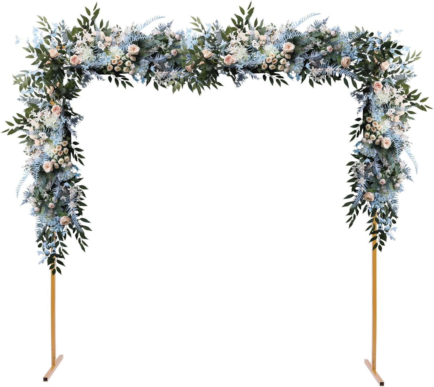 TFCFL 6.6FT x 6.6FT Wedding Arches for Ceremony, Backdrop Stand Square ...