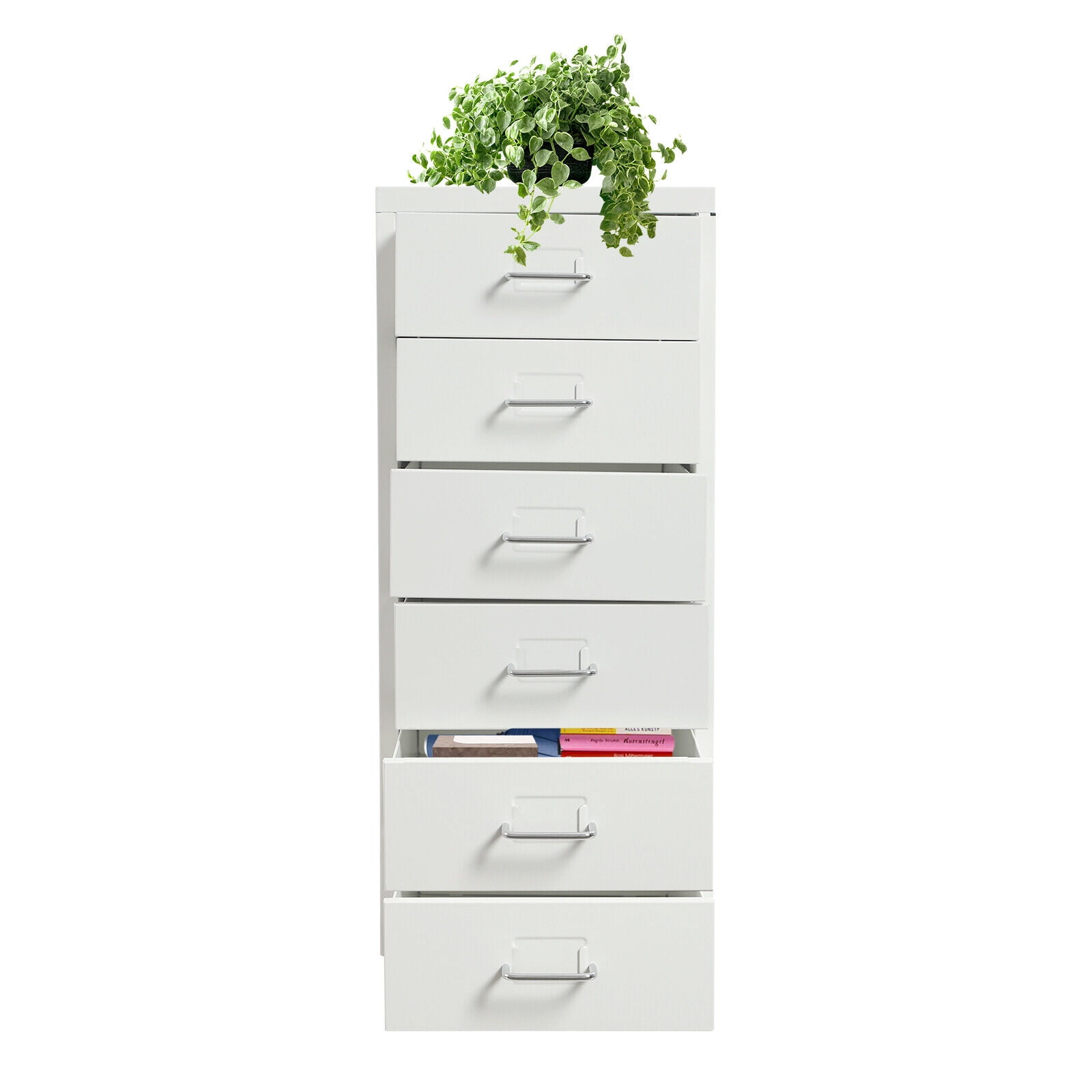 TFCFL 6 Drawers Filing Cabinet Metal Vertical File Cabinet Lockable ...