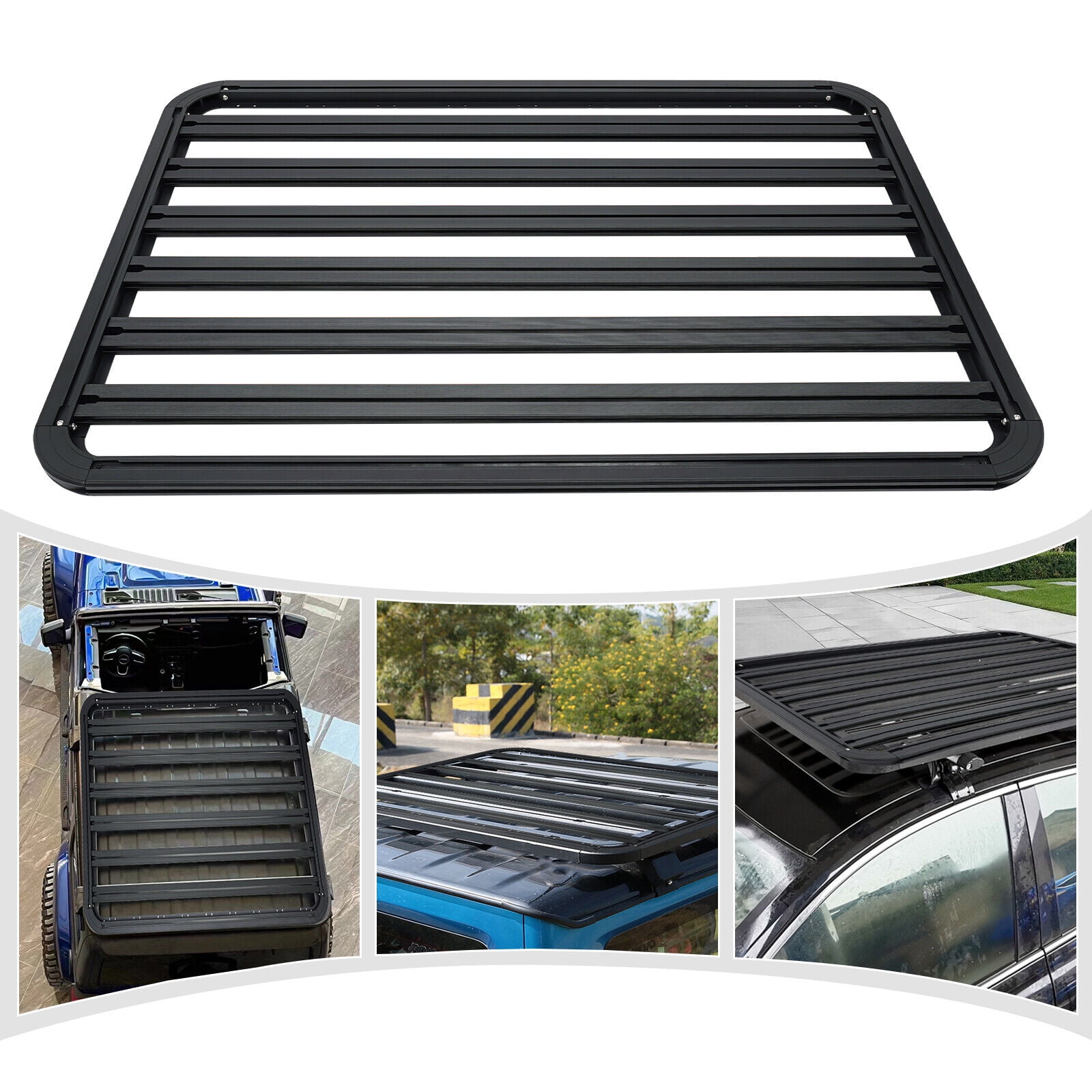 TFCFL 63"x43" Universal Roof Rack Platform Heavy-duty Aluminum Roof ...