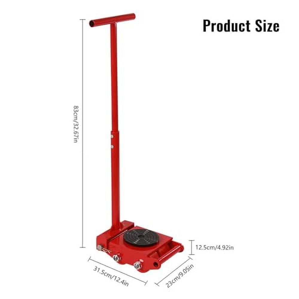 TFCFL 6T Machinery Mover with Steering Handle Machinery Skate Dolly ...