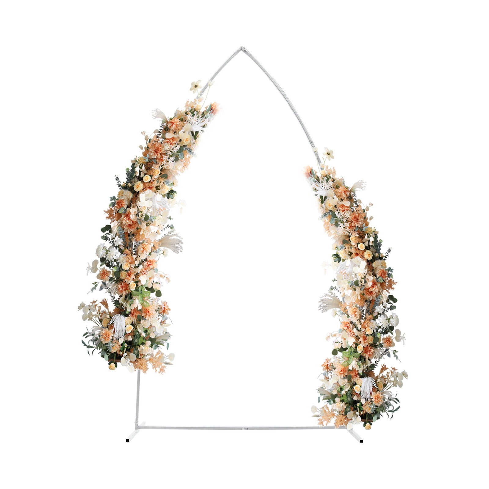 TFCFL 7.35ft Arch Flower Stand Backdrop Stand Angle Top Metal Wedding ...