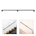 TFCFL 7ft Wall Mount Hand Rail Metal Staircase Handrail 2-Section ...