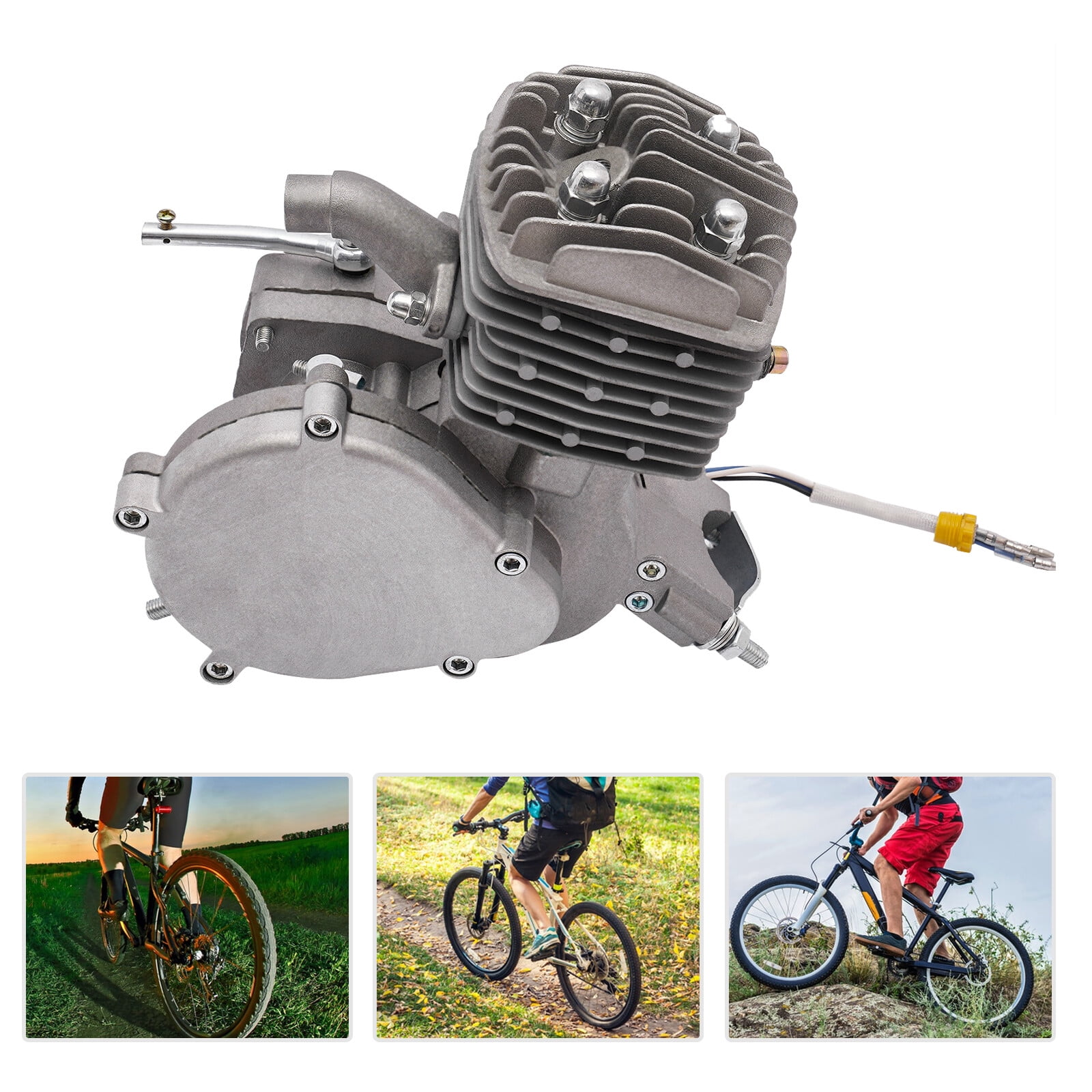 TFCFL 80CC 2 Stroke Motorized Bike Engine Motor Gas Motorized Bicycle ...