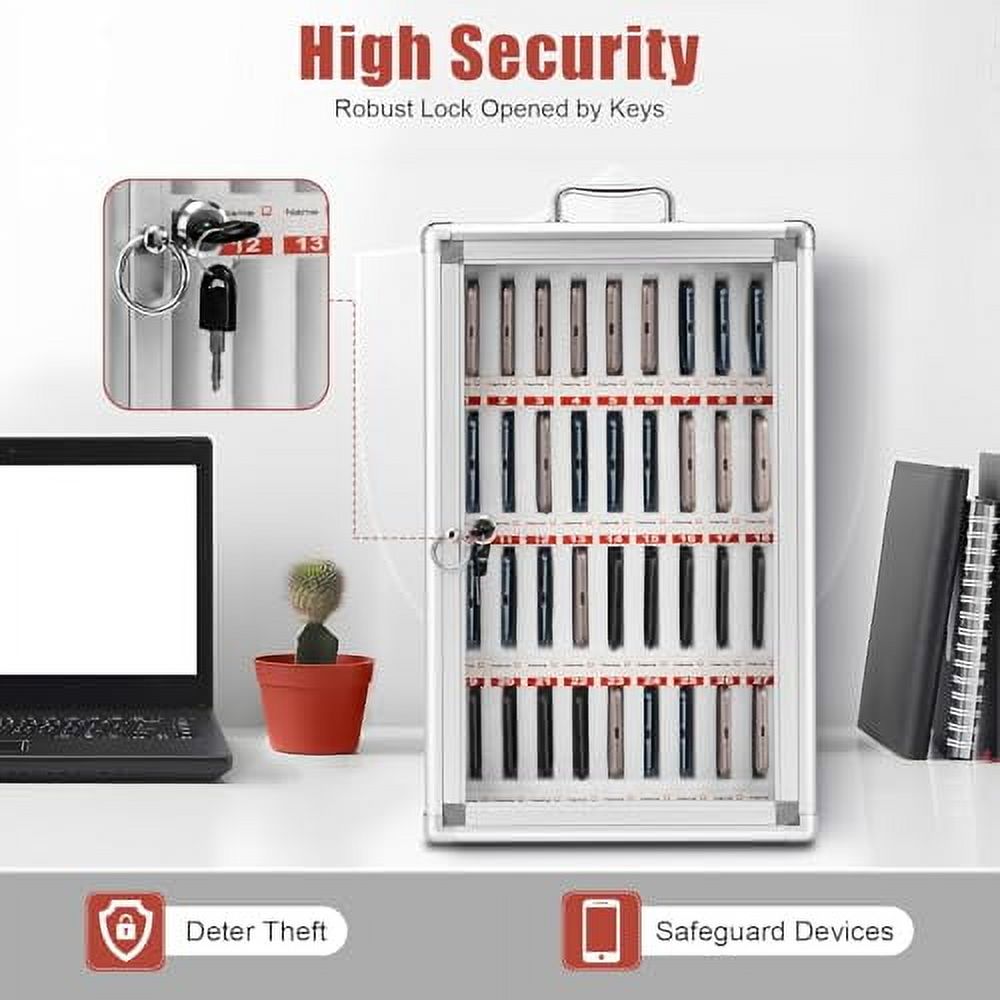 TFCFL Aluminum Alloy Cell Phones Storage Cabinet for Cell Phones 36 ...