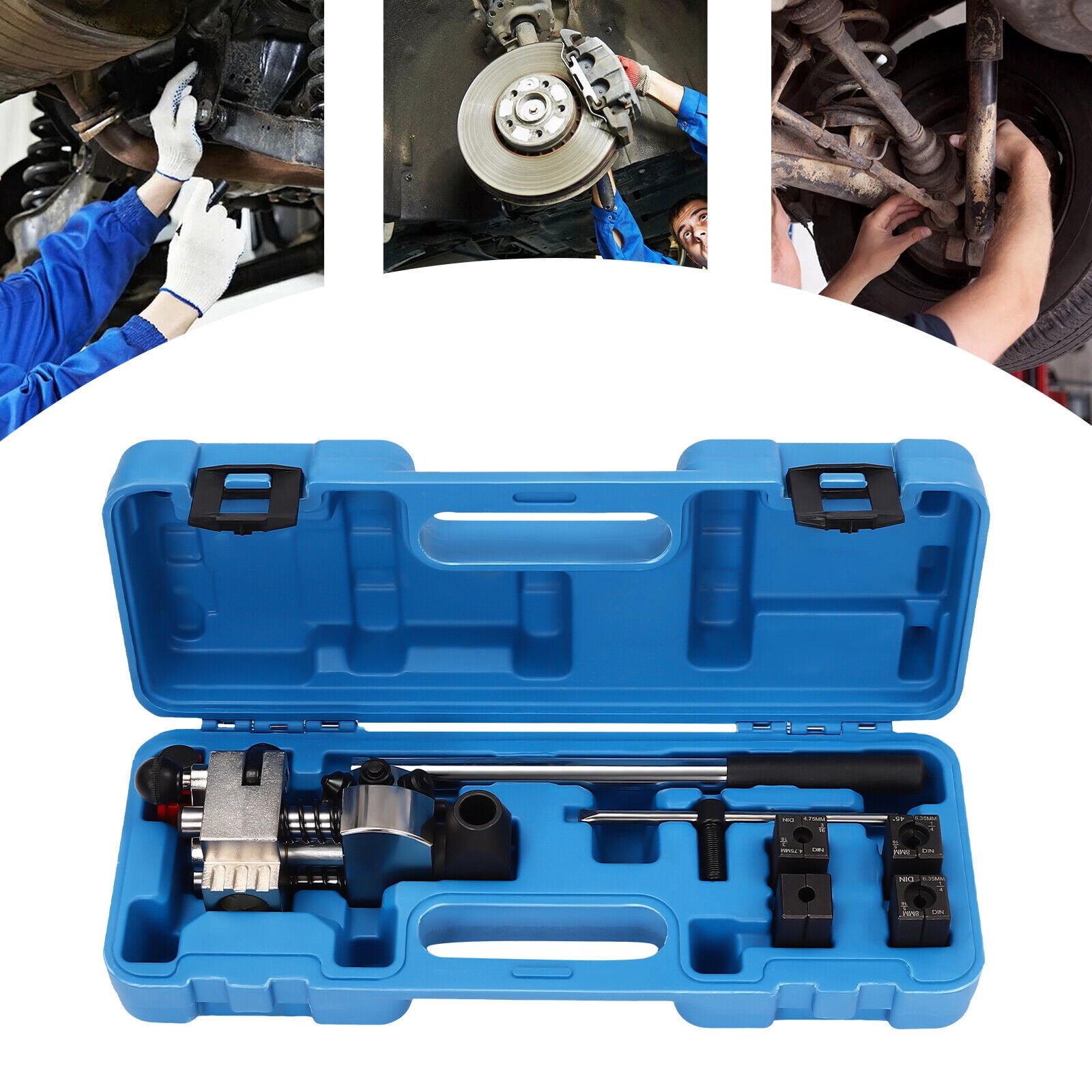 TFCFL Brake Line Flaring Tool, Steel Flaring Tool Kit, Manual Brake ...