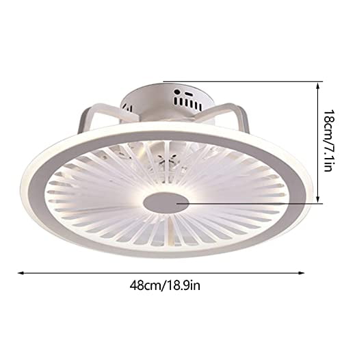 TFCFL Ceiling Fan Light Ultra Thin 18 cm Ceiling LED Light Invisible ...