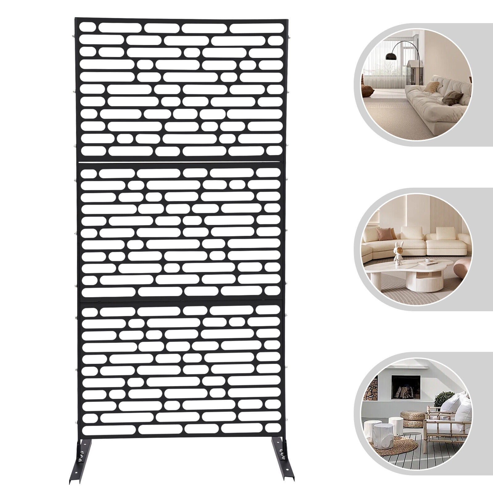 TFCFL Decorative Outdoor Privacy Screen Panels Metal Security Privacy ...