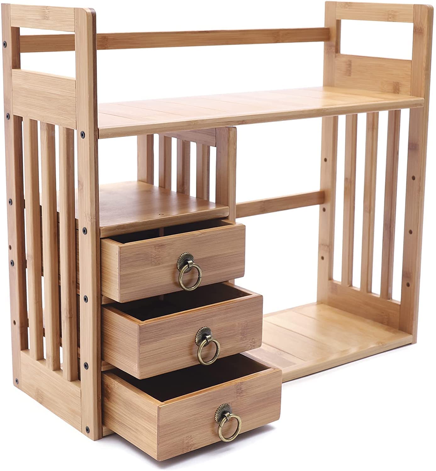 BALANBO Desktop Shelf Desk Hutch Desktop Shelves Cubicle Shelf ...