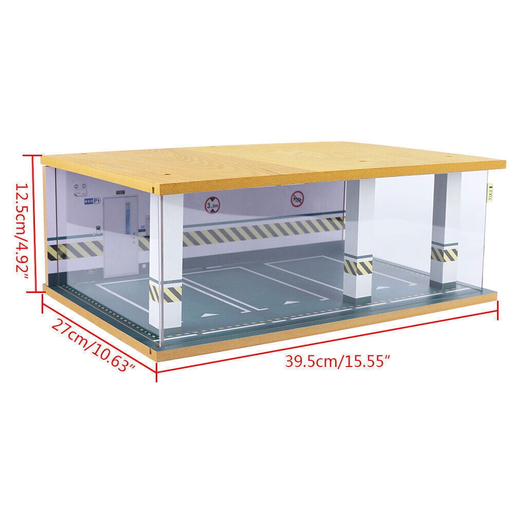 TFCFL Diorama 1:24 Car Parking Lot Model Scenery Background Garage ...