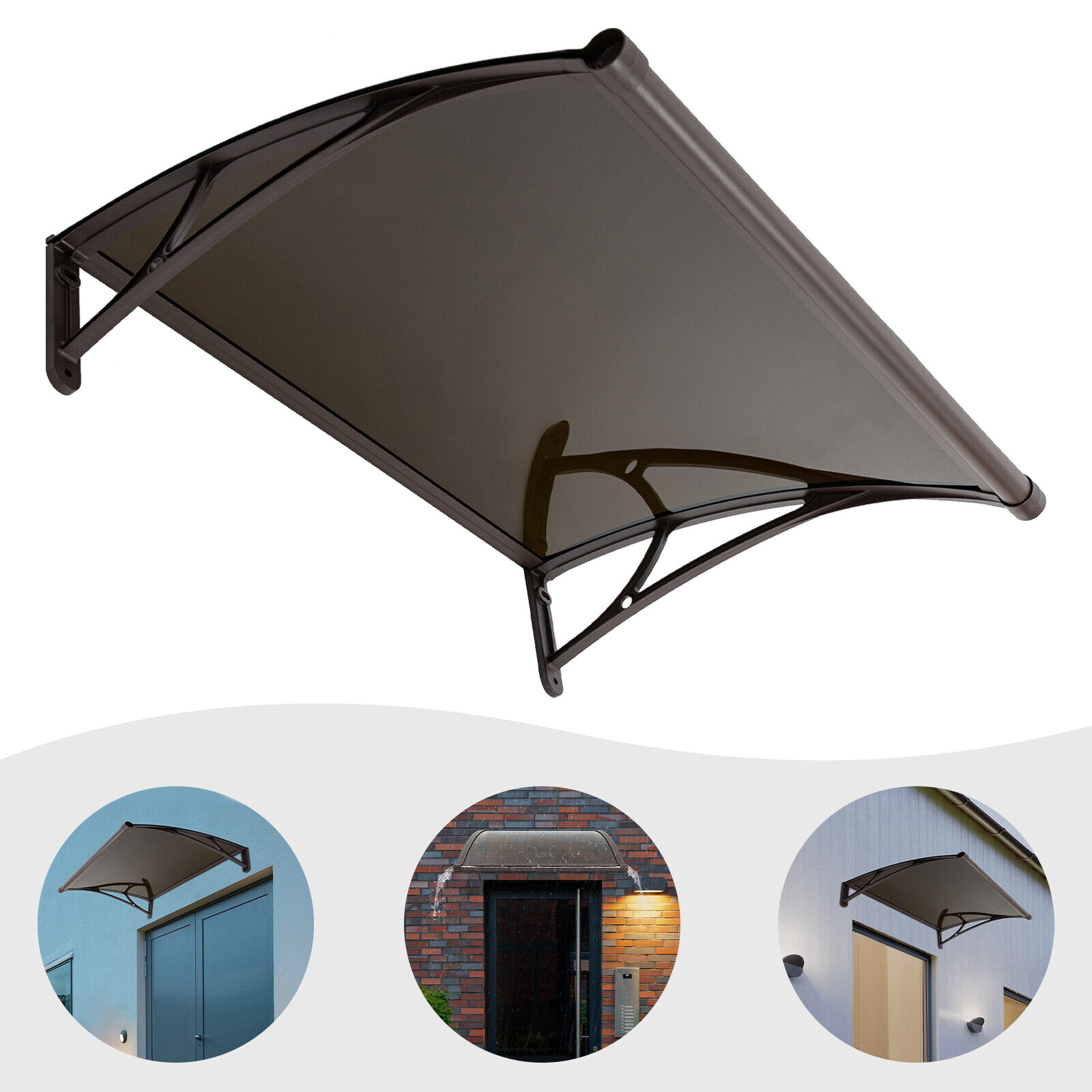 TFCFL Door Window Canopy Awning Shelter Front Back Outdoor Porch Patio ...