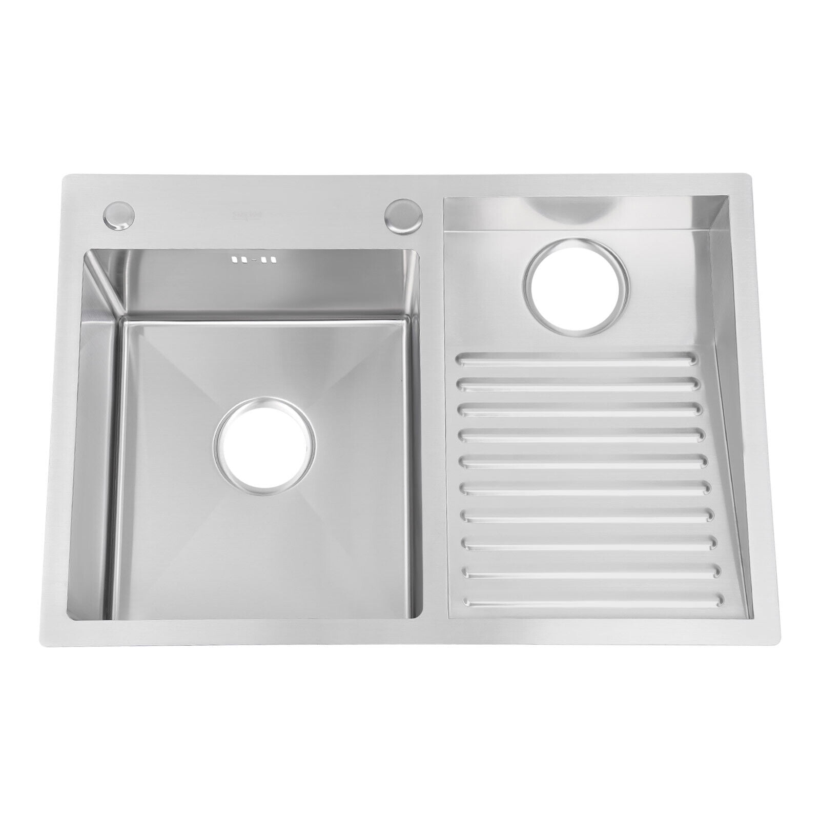 TFCFL Double Basins Laundry Sink Stainless Steel Laundry Sink Washing ...