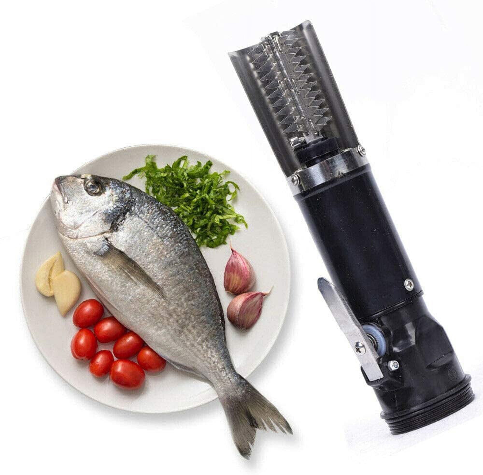 TFCFL Electric Fish Fishing Cleaner, Fish Scale Scraper Cleaner ...