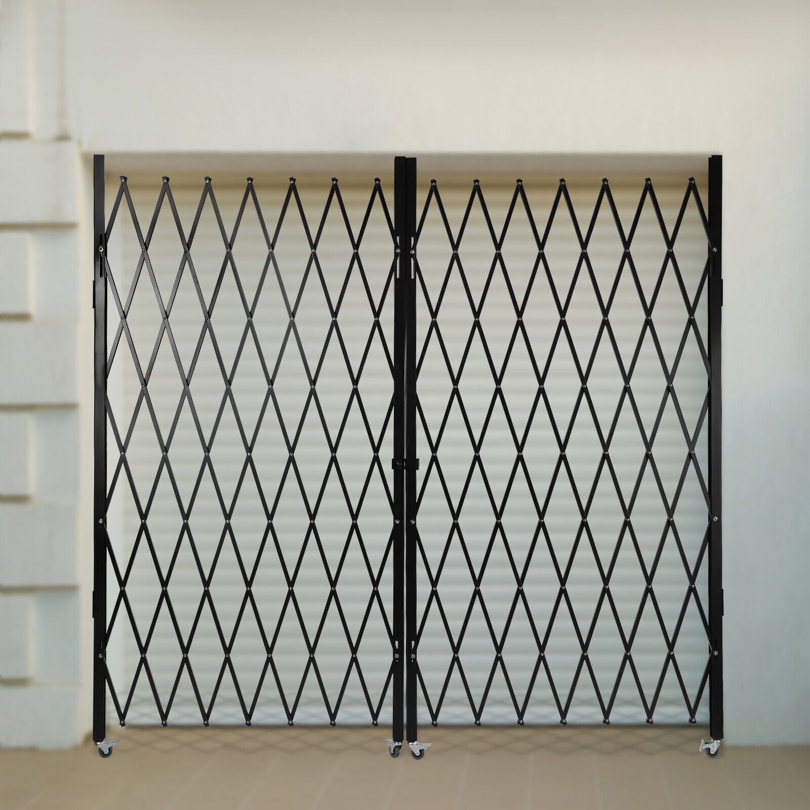 TFCFL Expandable Security Door Gate Folding Security Gate Double ...