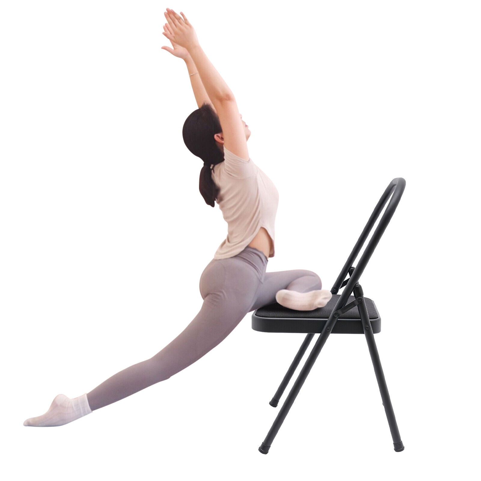 TFCFL Foldable Yoga Auxiliary Chair Yoga Chair Practice Chair with ...