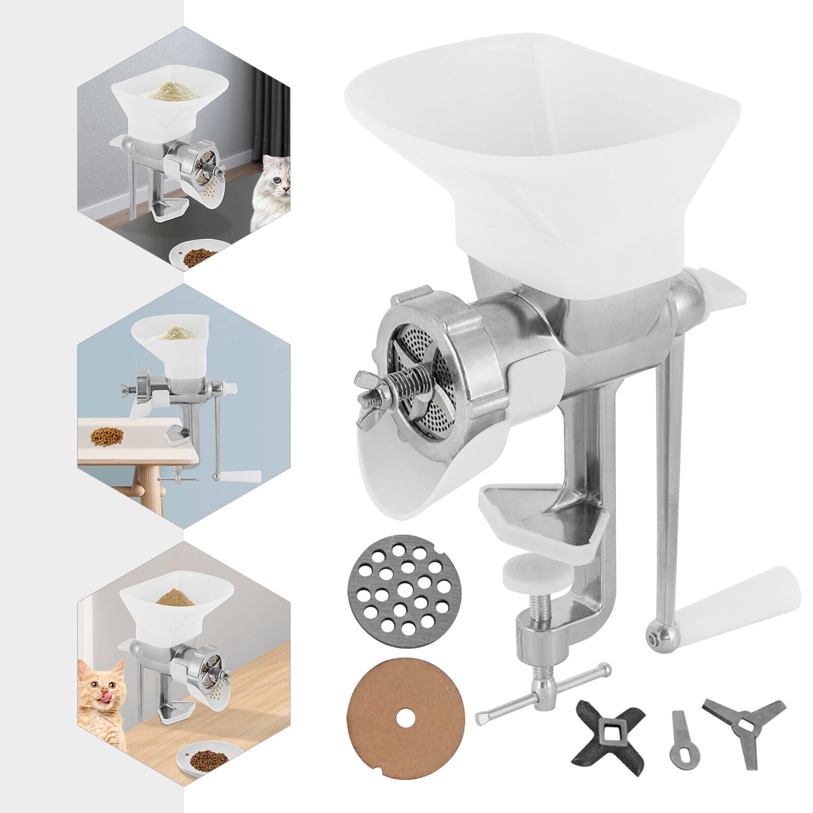 TFCFL For Cats Birds Fishing 2.5mm Manual Feed Pellet Machine Feed ...