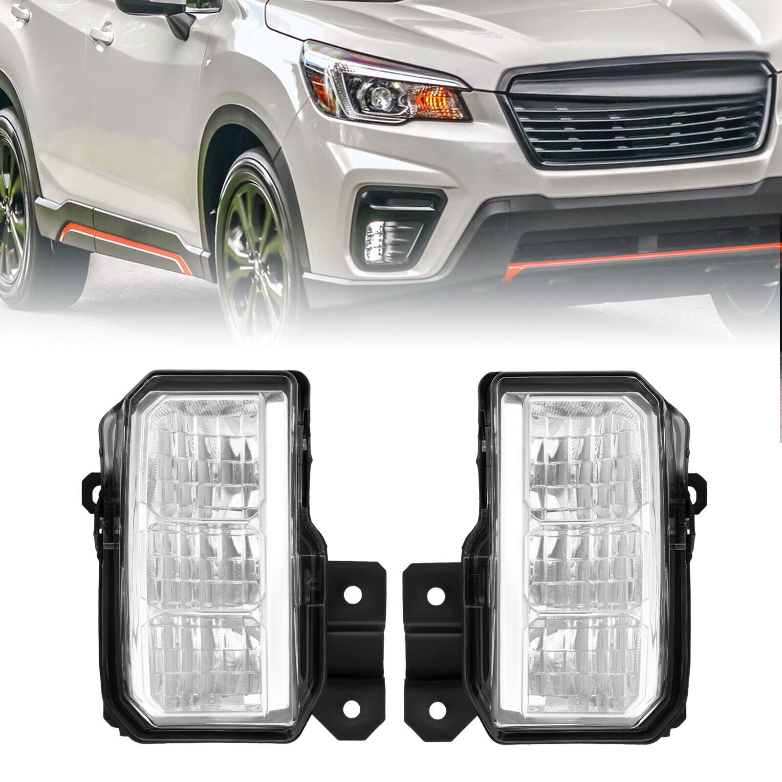 TFCFL For Subaru Forester 2019 2020 2021 LED Front Fog Light Bumper ...