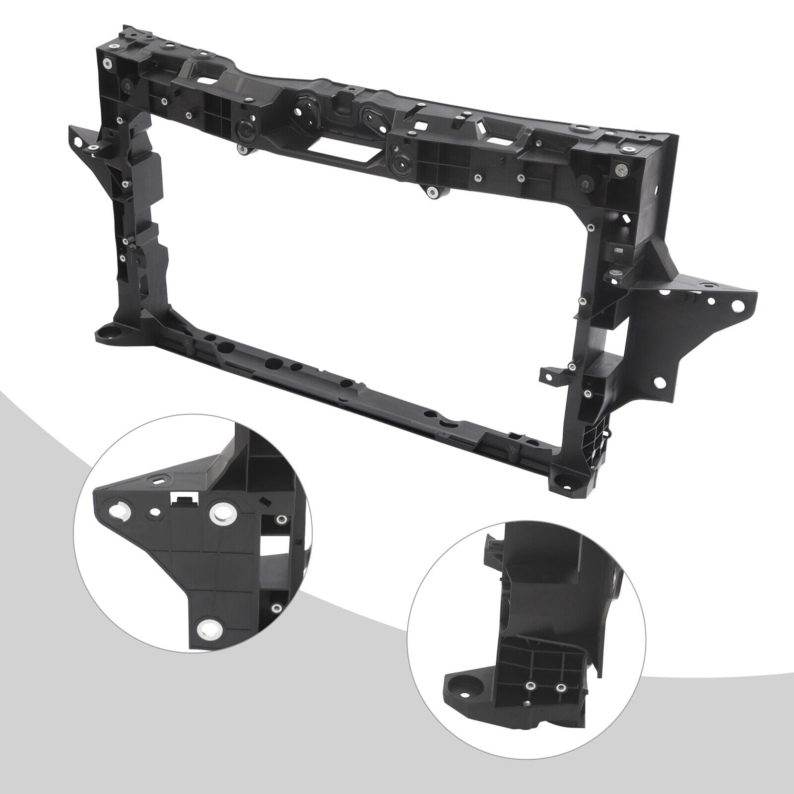 TFCFL Front Lower Upper Radiator Core Support Replacement Black For ...