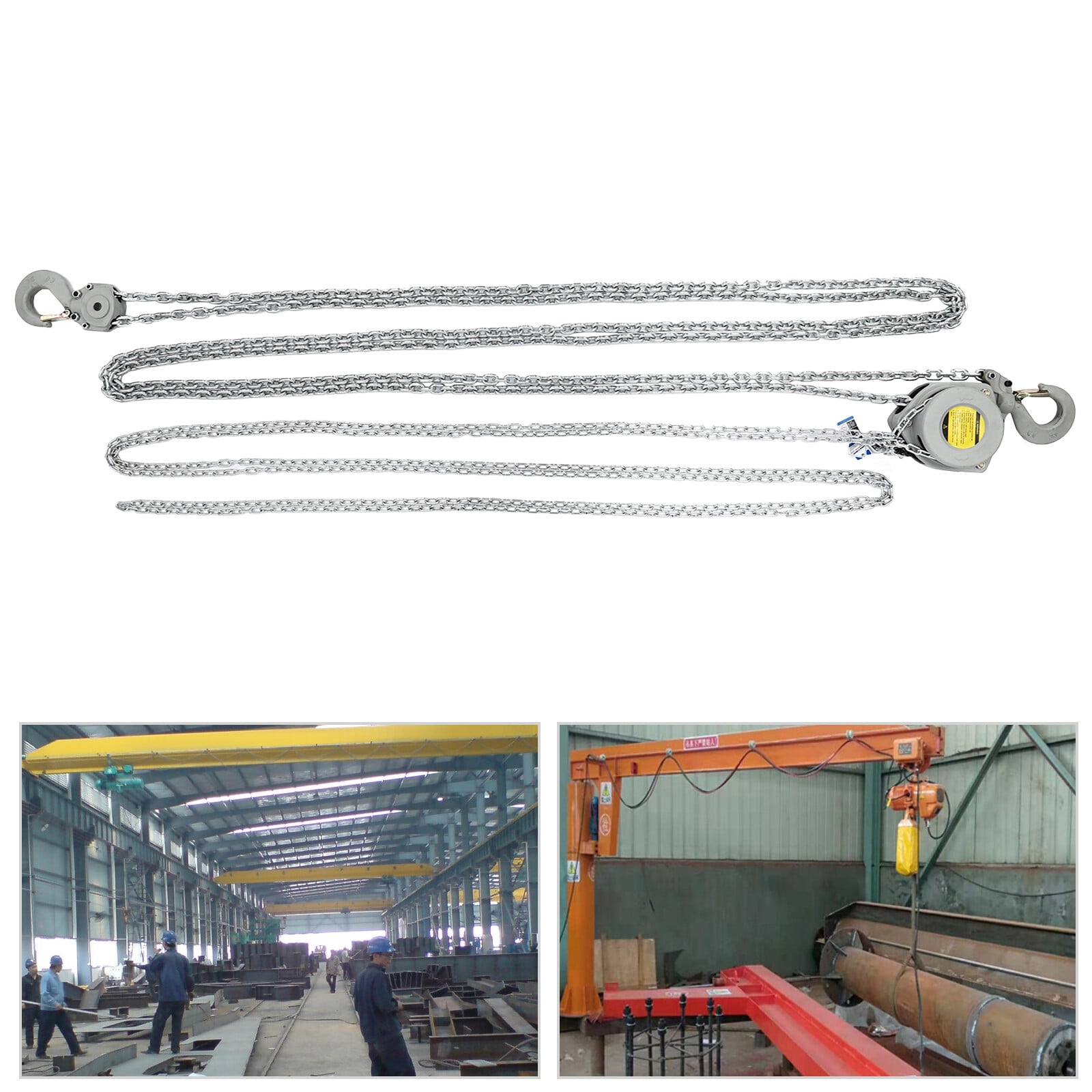 TFCFL Hand Chain Hoist 0.5T/1T/1.5T/2T/3T Capacity Factories Farms ...