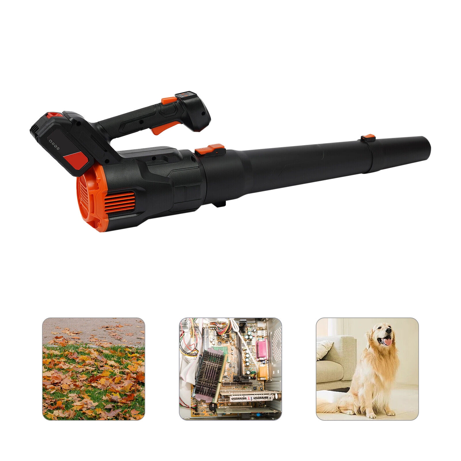 TFCFL Handheld Leaf Blower Battery Powered Blower with 4.0Ah Battery ...