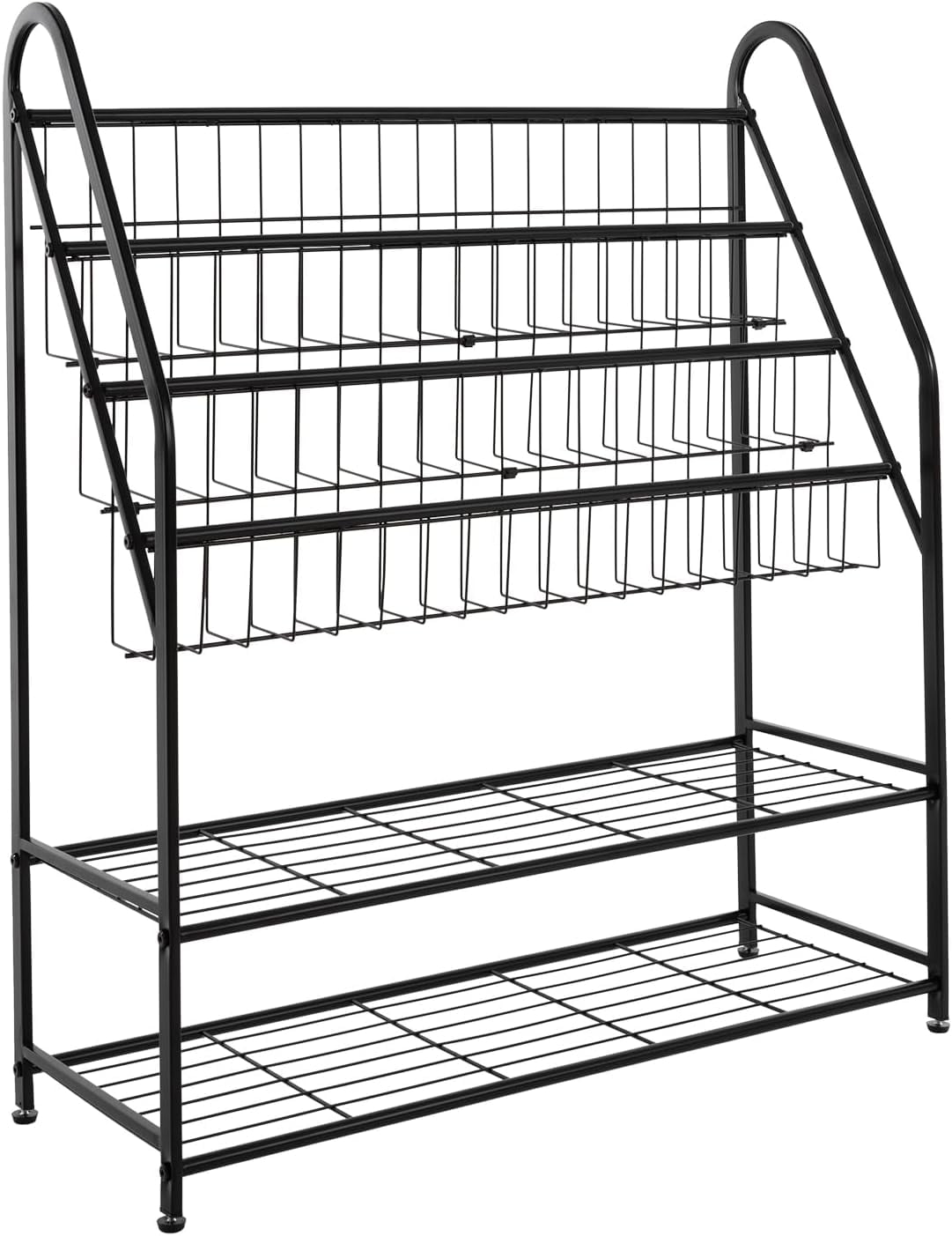 TFCFL Kids Bookshelf,Freestanding Large Capacity Books Toys Organizer ...