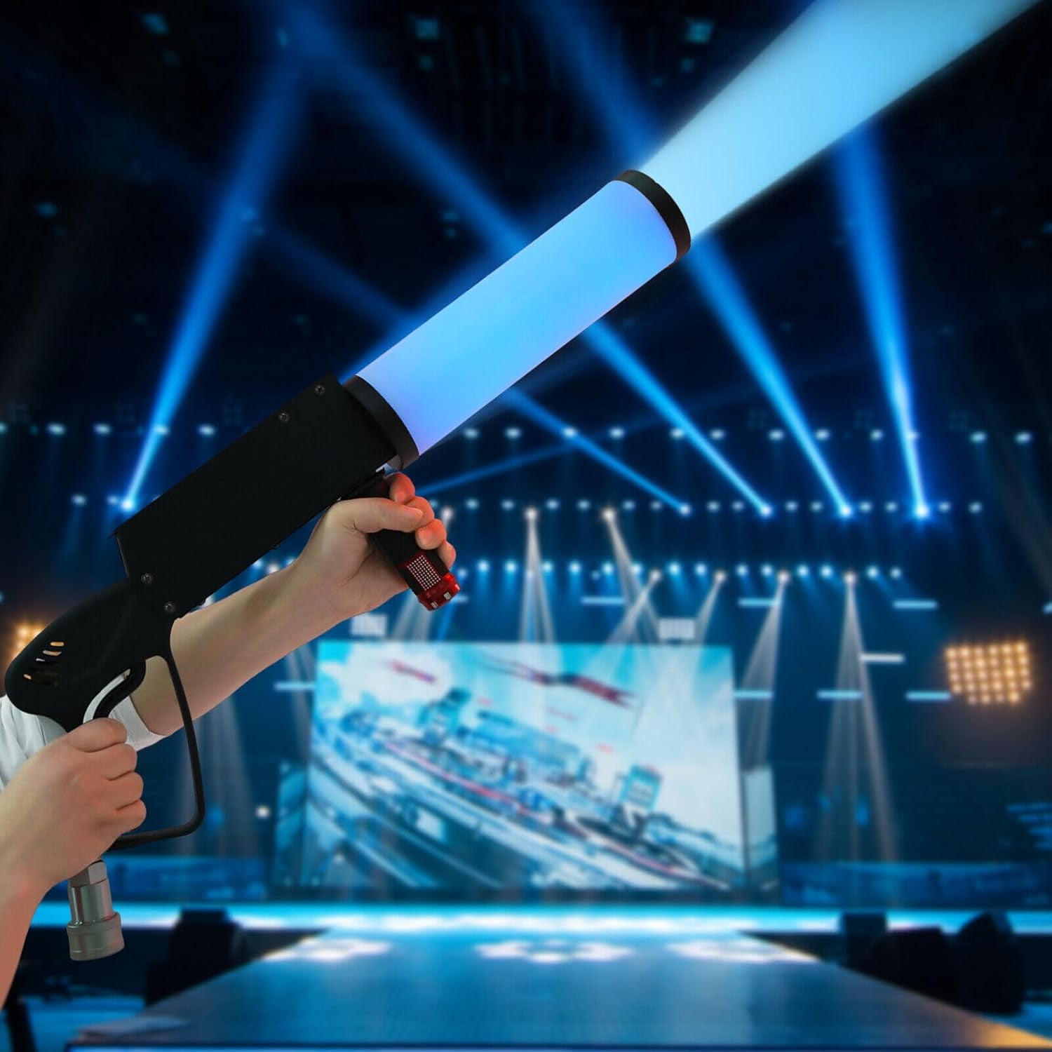 TFCFL LED CO2 Gun LED Confetti Cannon Machine CO2 Jet Stage Event For ...