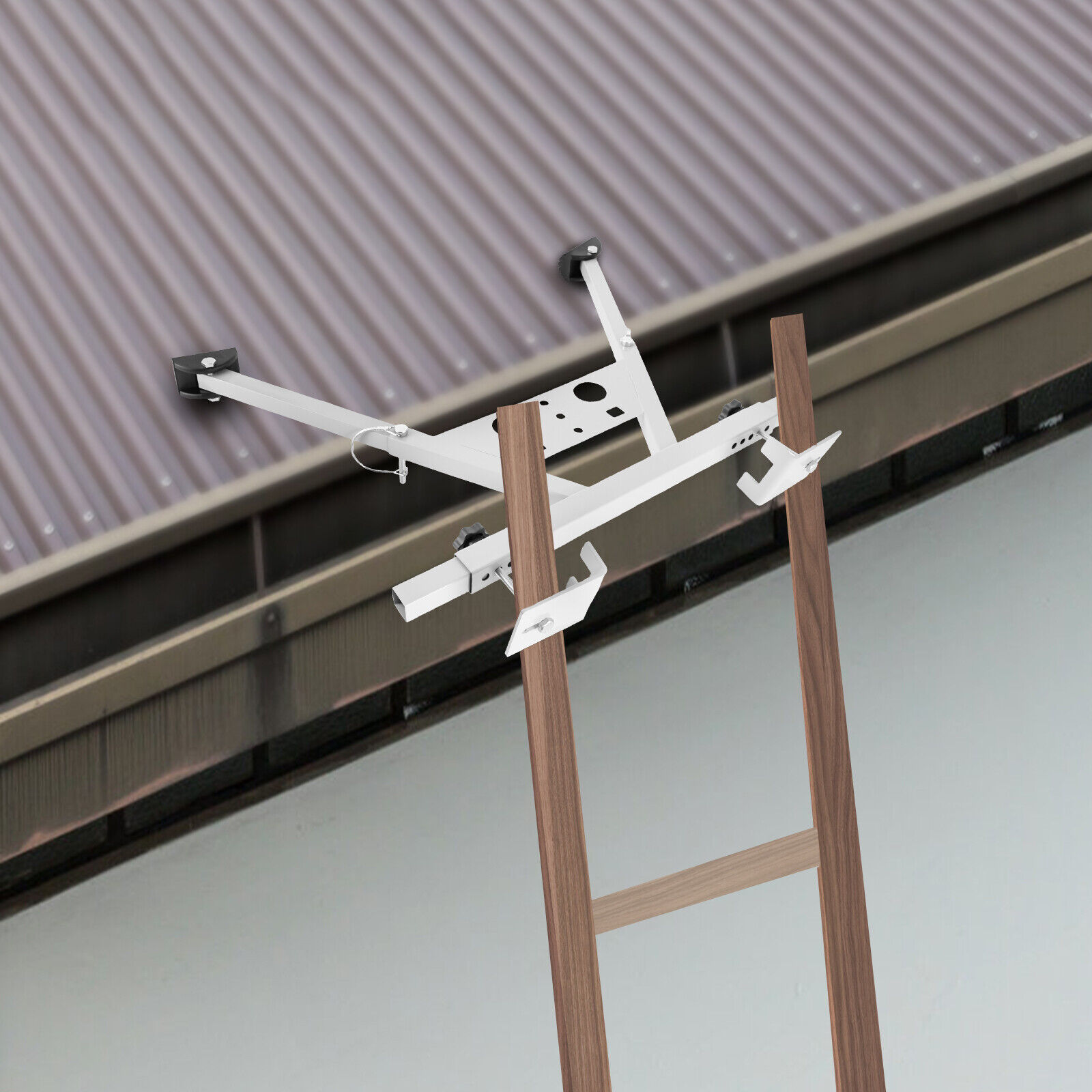 TFCFL Ladder Stabilizer Standoff Wing Extension Adjustable Wall Ladder ...