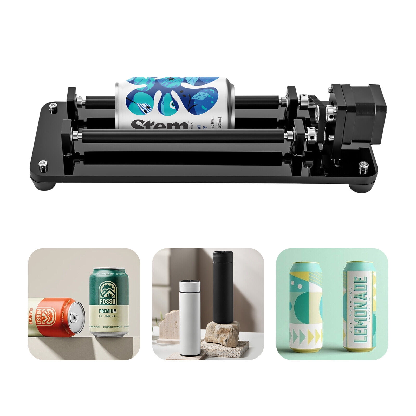 TFCFL Laser Engraver Rotary Roller Acrylic Y-axis Engraver Rotary Axis ...