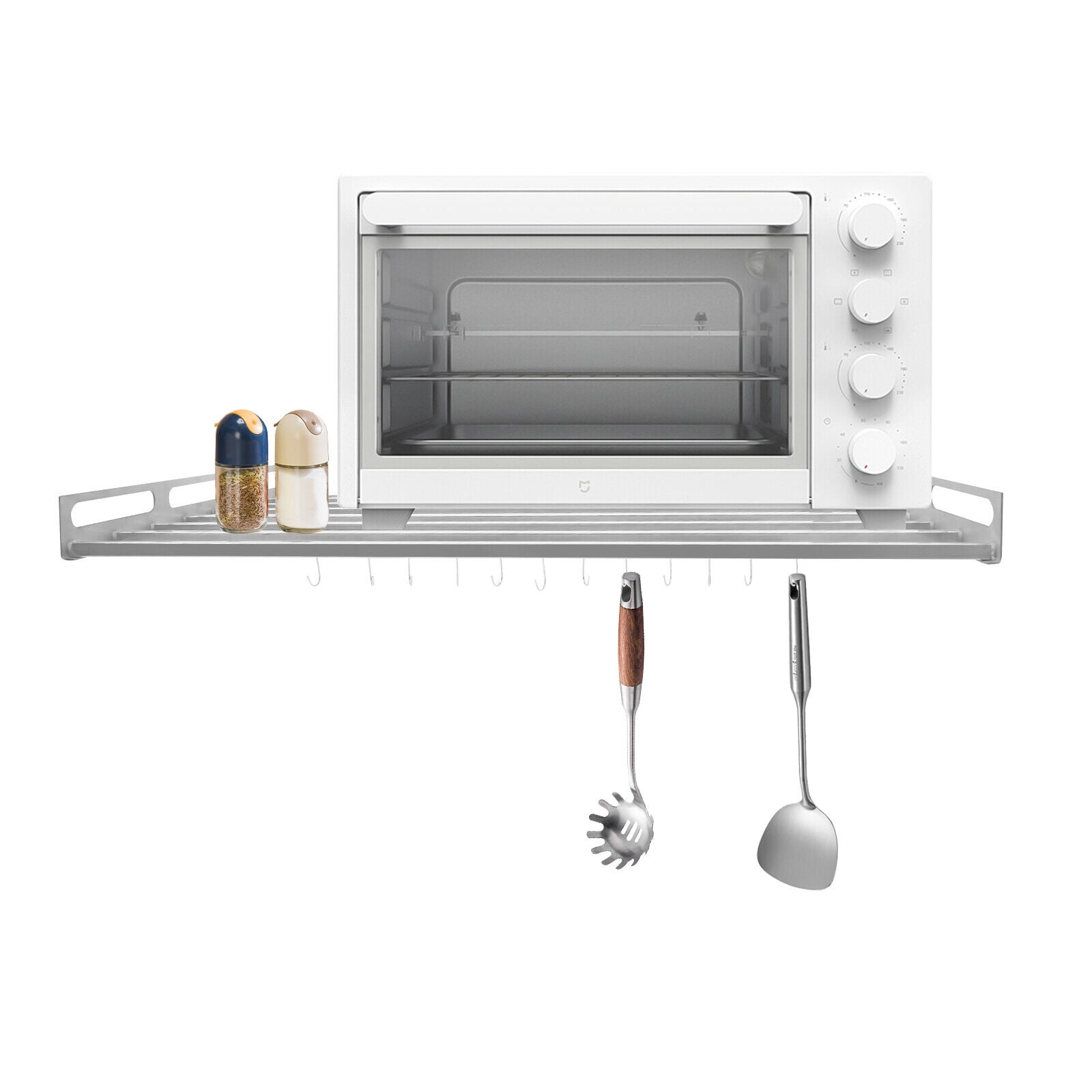 TFCFL Microwave Oven Rack Wall Mount Oven Bracket Stainless Steel ...