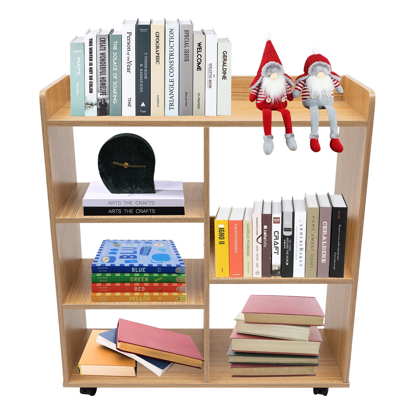 TFCFL Mobile Filing Cabinet Multi-Zone Files Storage Shelf Printer ...