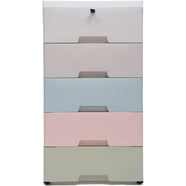 MQ Eclypse 5-Drawer Plastic Storage Unit with Drawers, Multiple Colors ...