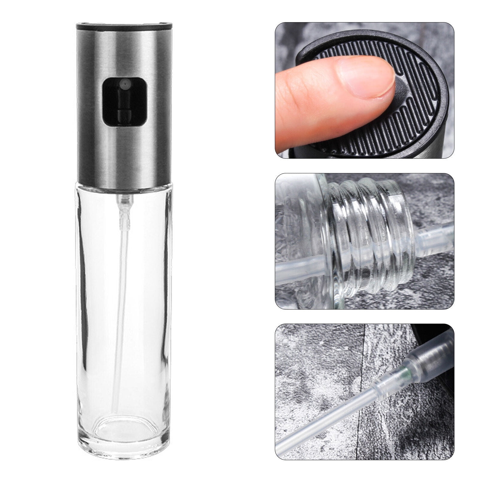 TFCFL Olive Oil Sprayer Cooking Spray Pump Fine Bottle Portable Kitchen ...