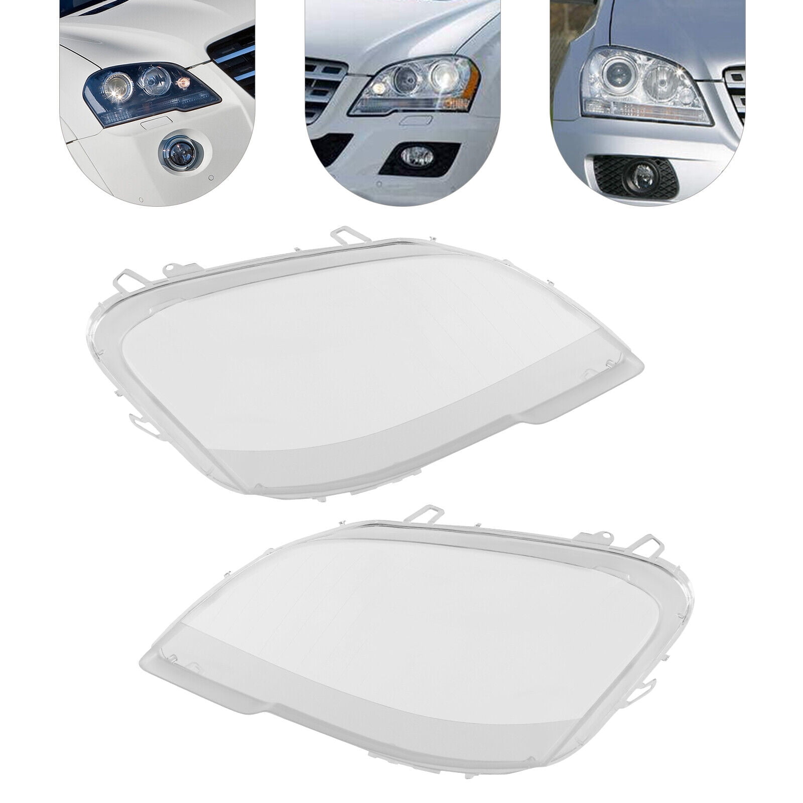 TFCFL Pair Headlight Lens Covers Left & Right Side For 2009-2011 ...