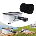 TFCFL Portable Camping Barbecue Grill Tabletop Outdoor Barbecue Cooking ...