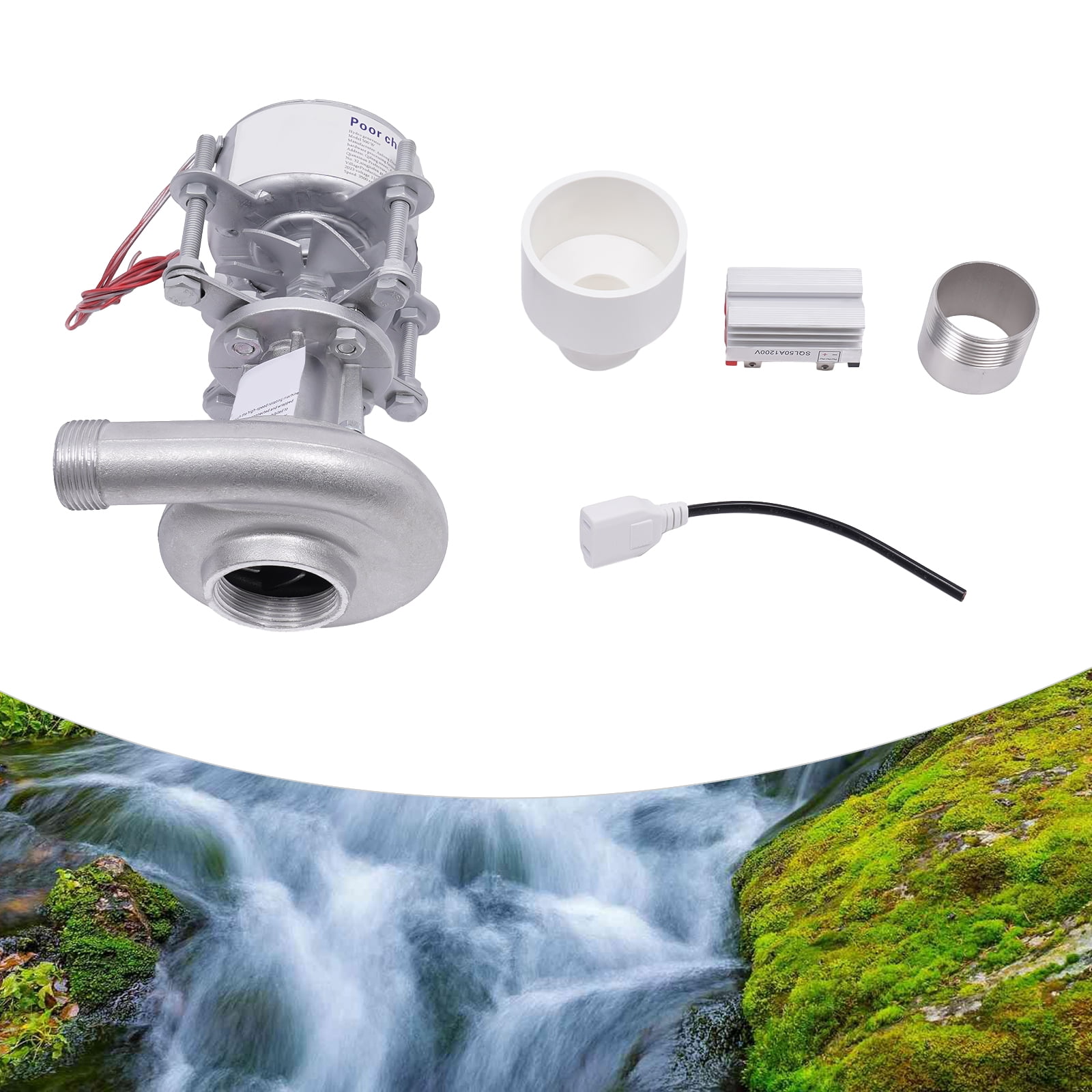 TFCFL Portable Mini Hydro Generator Water Turbine Generator Hydro Power ...