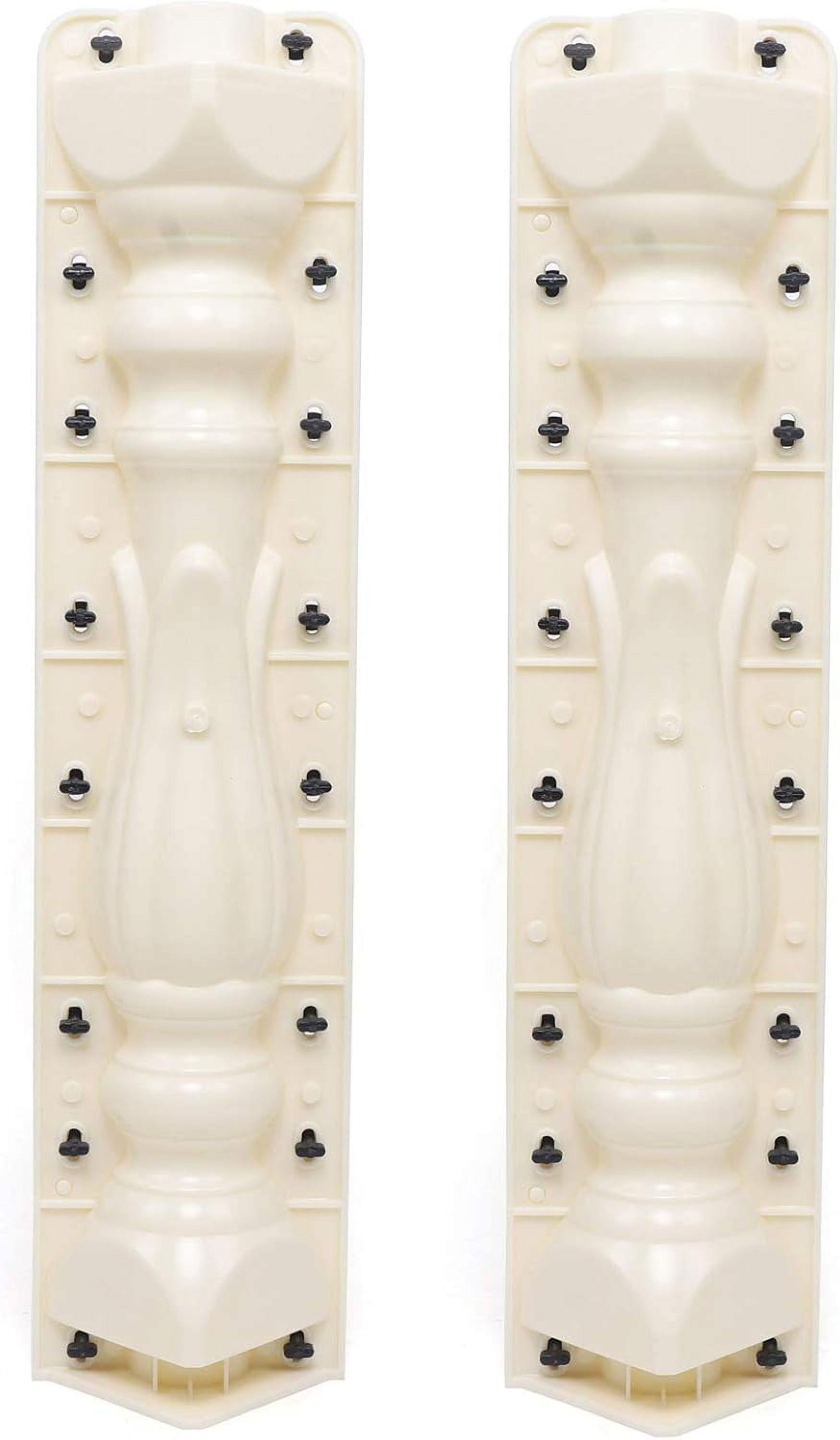 TFCFL Roman Column Concrete Plaster, 1 Set DIY Balustrades Mold Cement ...