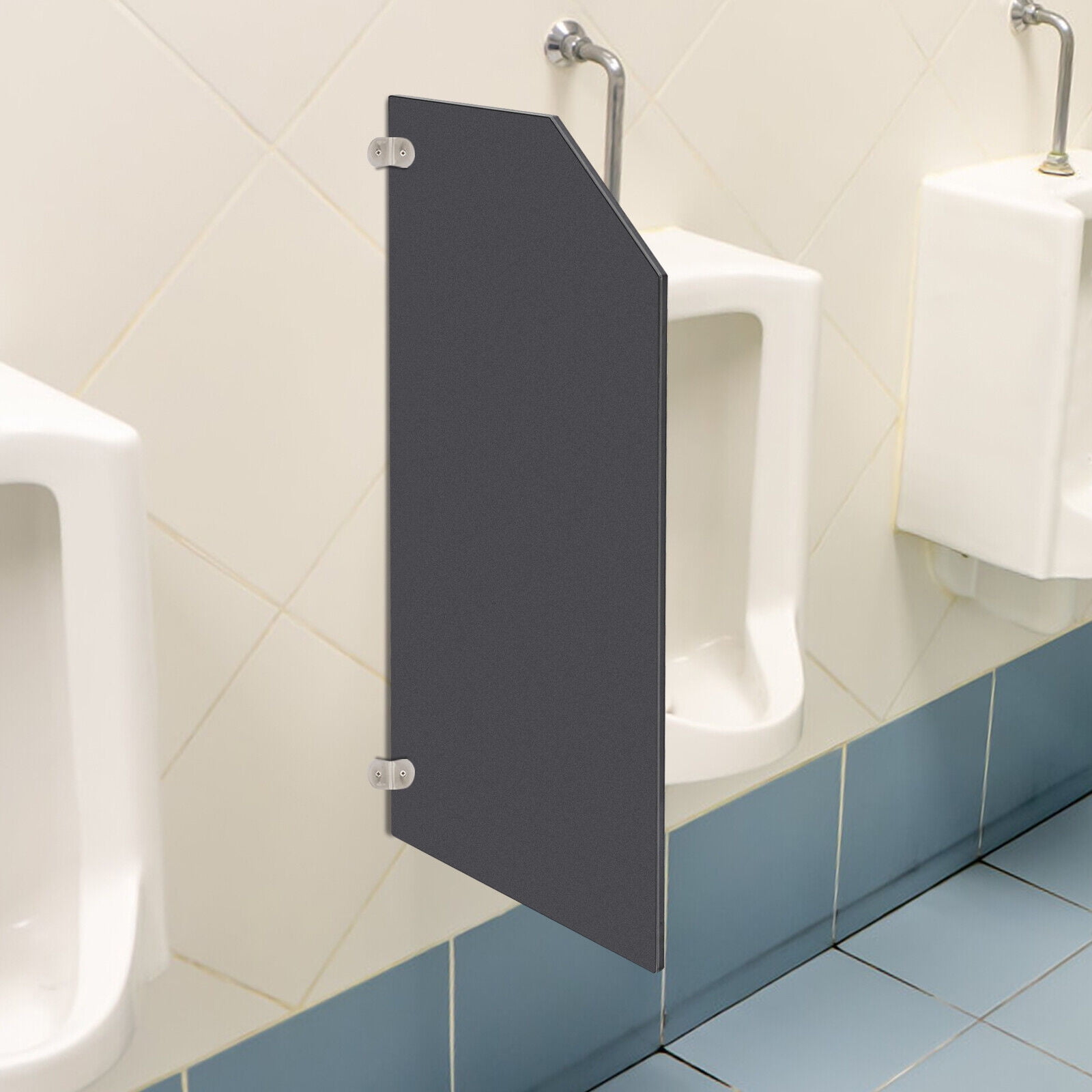 TFCFL Round Angle/bevel Angle Urinal Partition Panel Wall Mounted Men ...