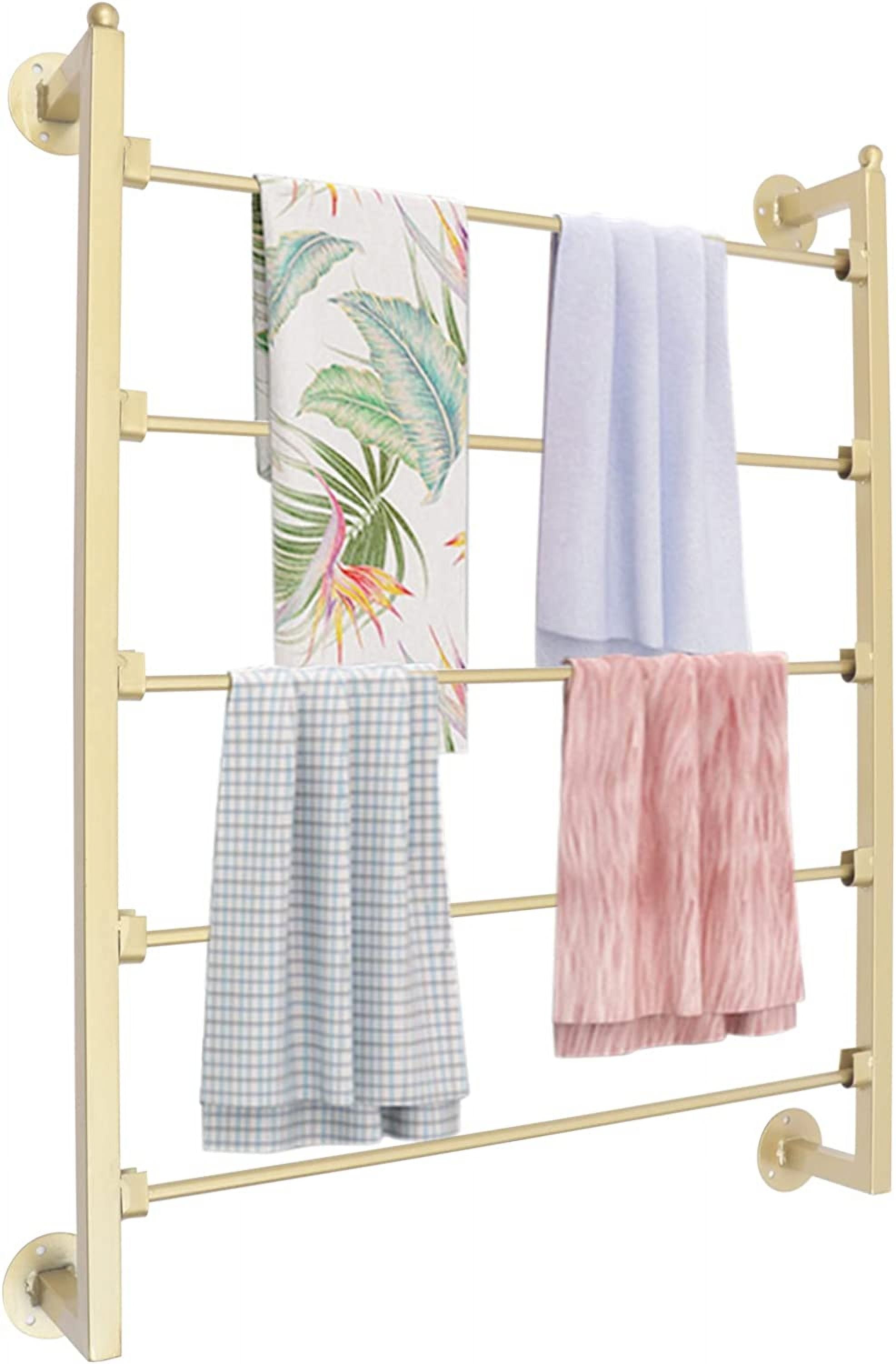 TFCFL Wall Mounted Display Rack, 5-Layer Tie & Scarf Holder, Wrapping ...