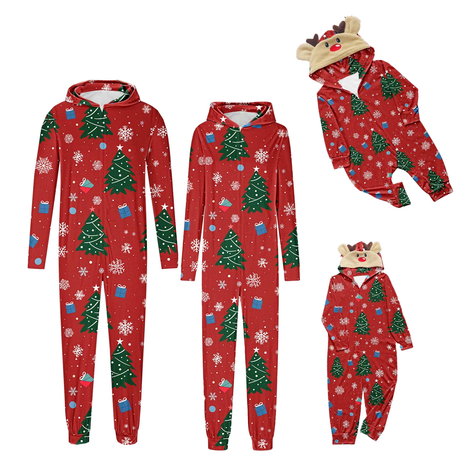 TFEOQRY Children Family Christmas Pajamas Matching Sets for Boys Girls ...
