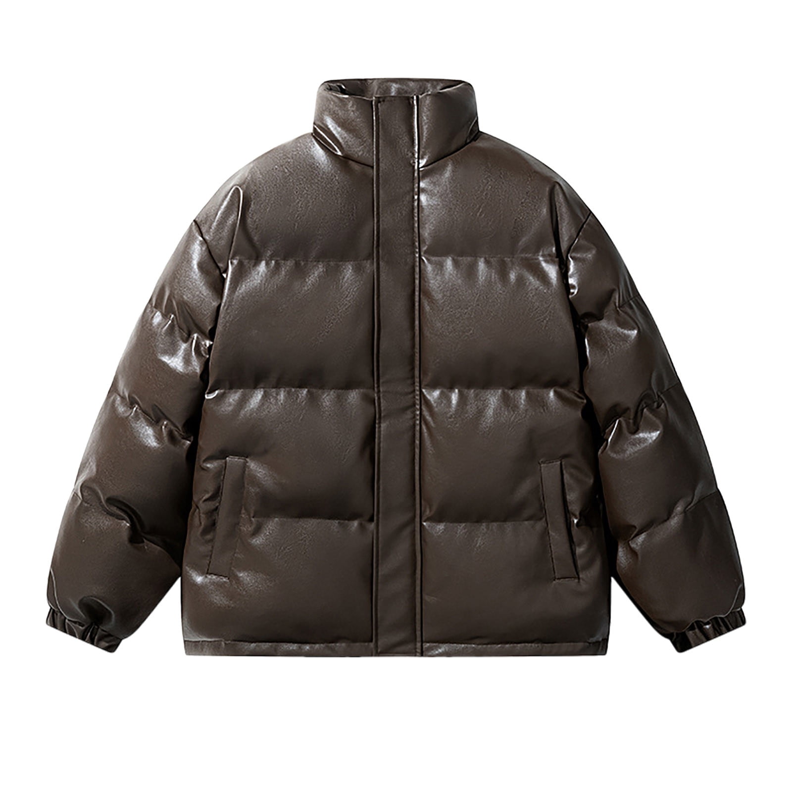 TFEOQRY Men's Short Bread Padded Coats Lightweight Puffer Jacket ...