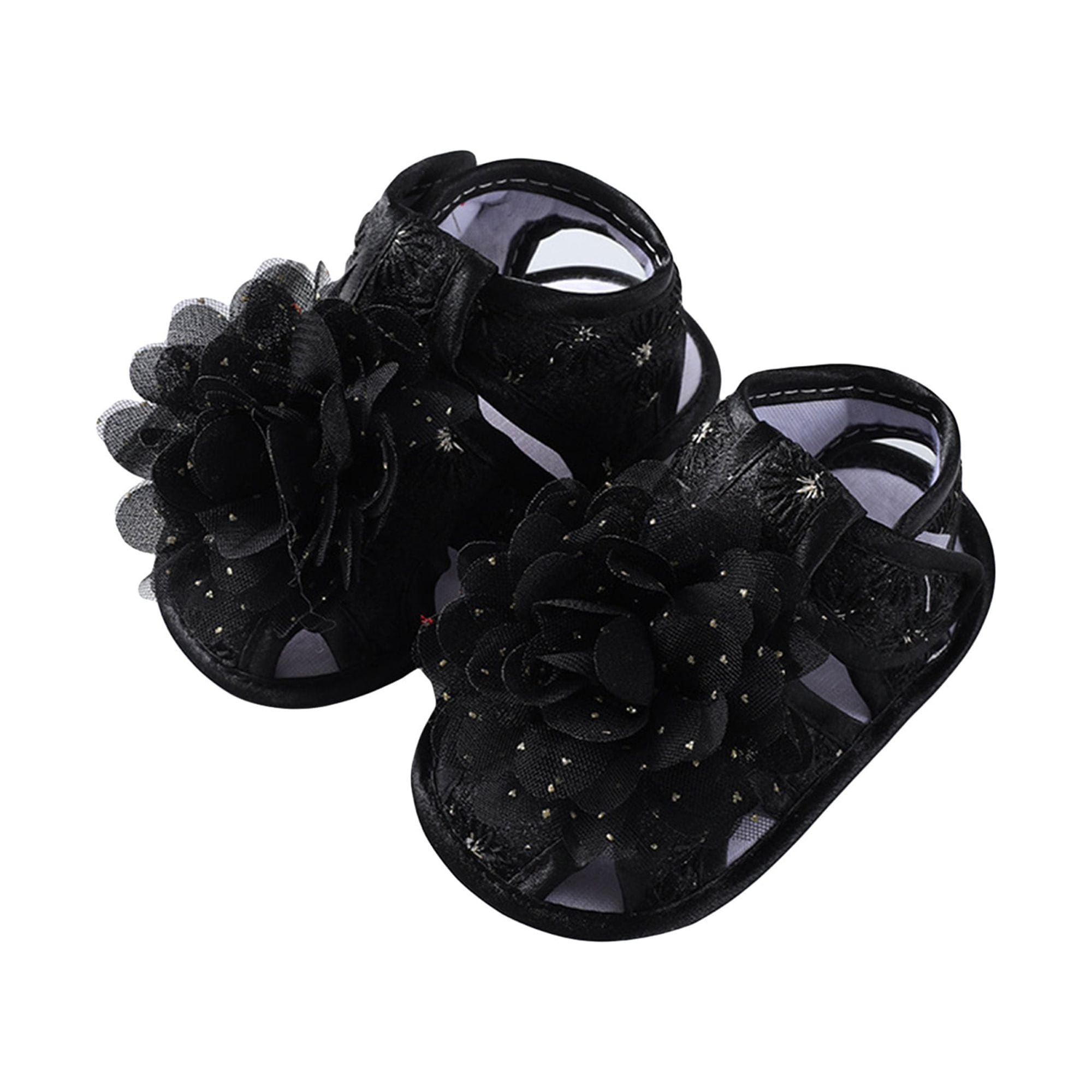 TFFR Baby Girl Summer Flower Sandals Toddler Infant Round Toe Soft Sole ...