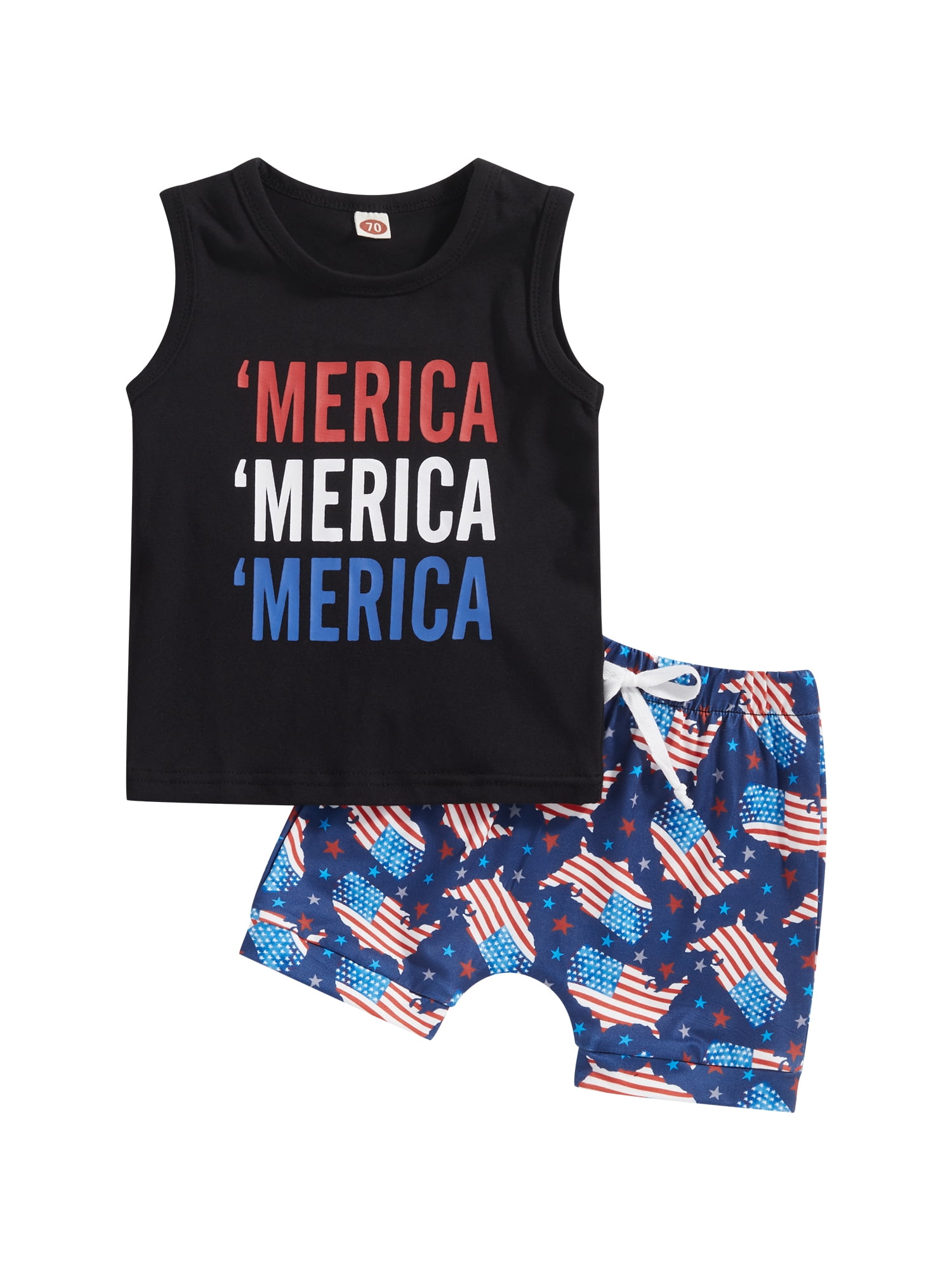 TFFR Independence Day Toddler Baby Boys Sets Letter Sleeveless Tanks ... TFFR Independence Day Toddler Baby Boys Sets Letter Sleeveless Tanks ...