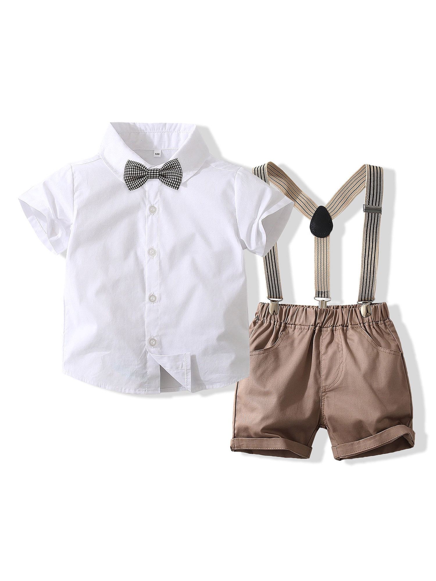 TFFR Toddler Boys Outfit Sets White Short Sleeve Button Shirt ... TFFR Toddler Boys Outfit Sets White Short Sleeve Button Shirt ...