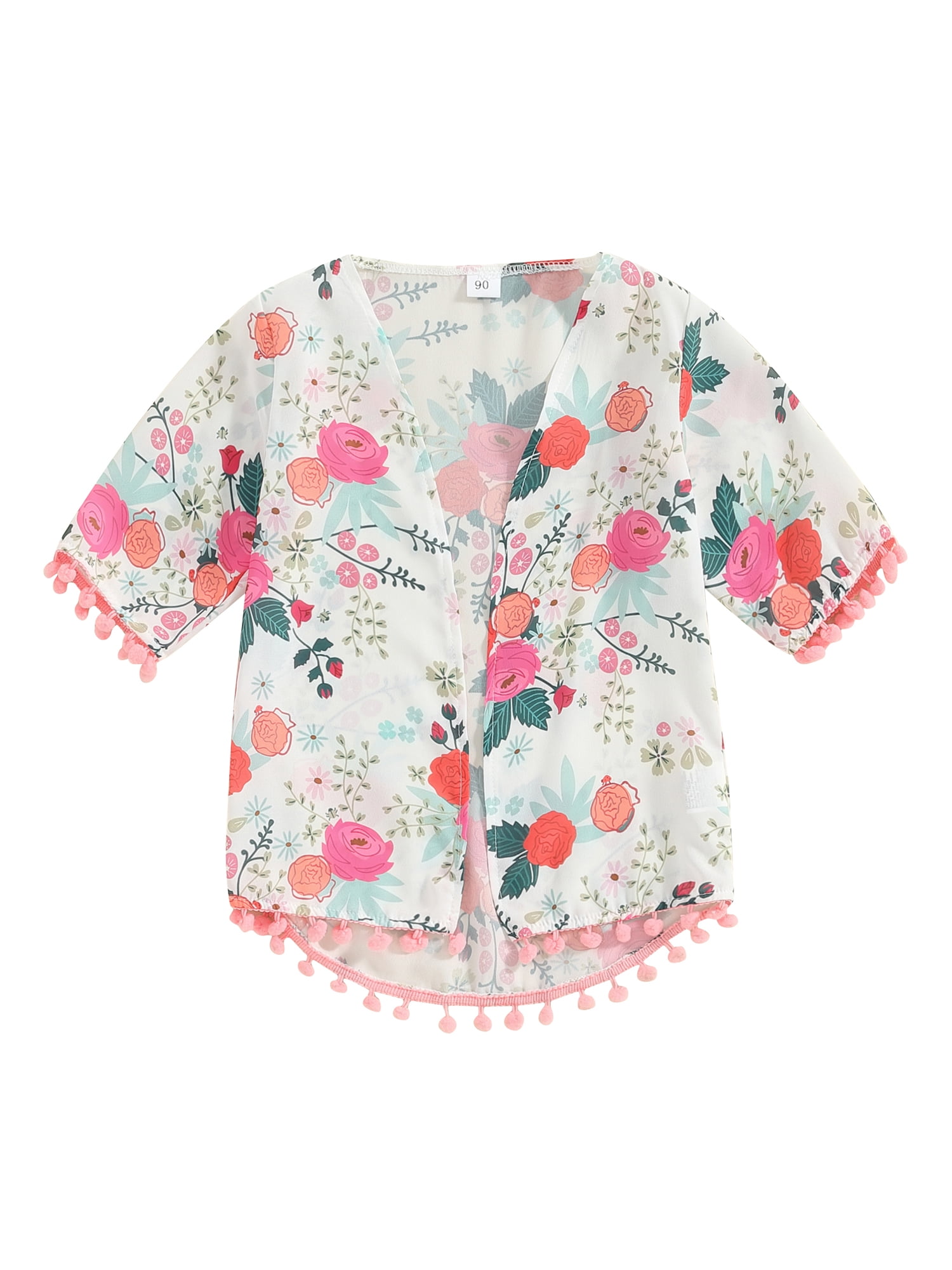 TFFR Toddler Girl Beach Cover Ups 18 24 Months 3 4 5 Years Kids Floral ...