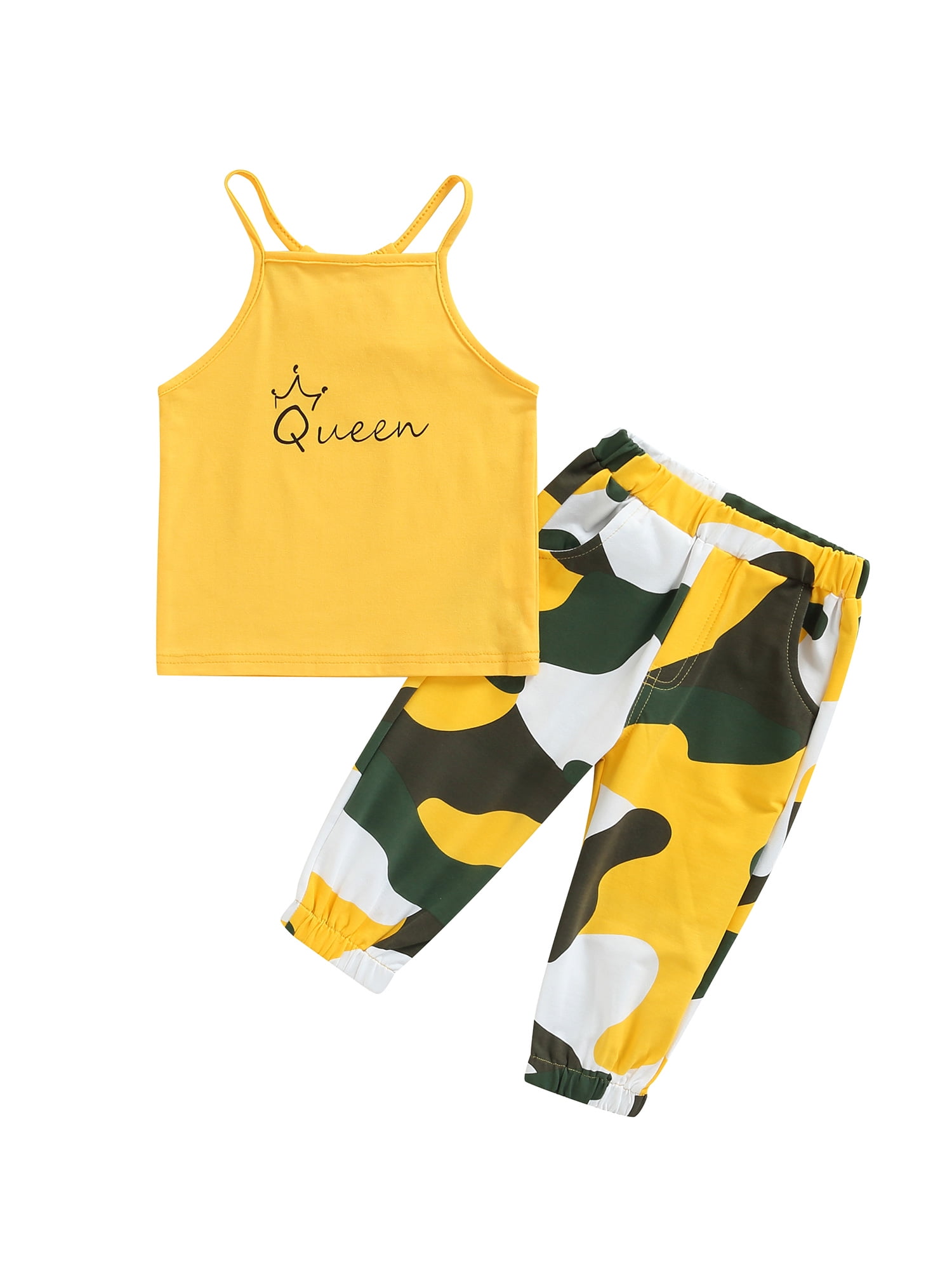 TFFR Toddler Kids Girls 2 Pieces Outfit Sleeveless Letter Print Sling ... TFFR Toddler Kids Girls 2 Pieces Outfit Sleeveless Letter Print Sling ...