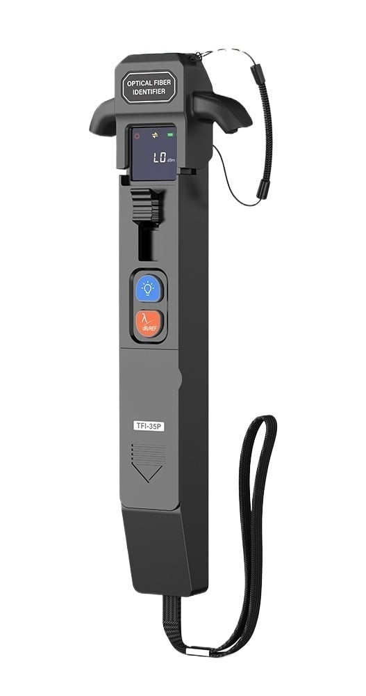 TFI-35P Optical Fiber Identifier + VFL + LED light, OFI Live Fiber ...
